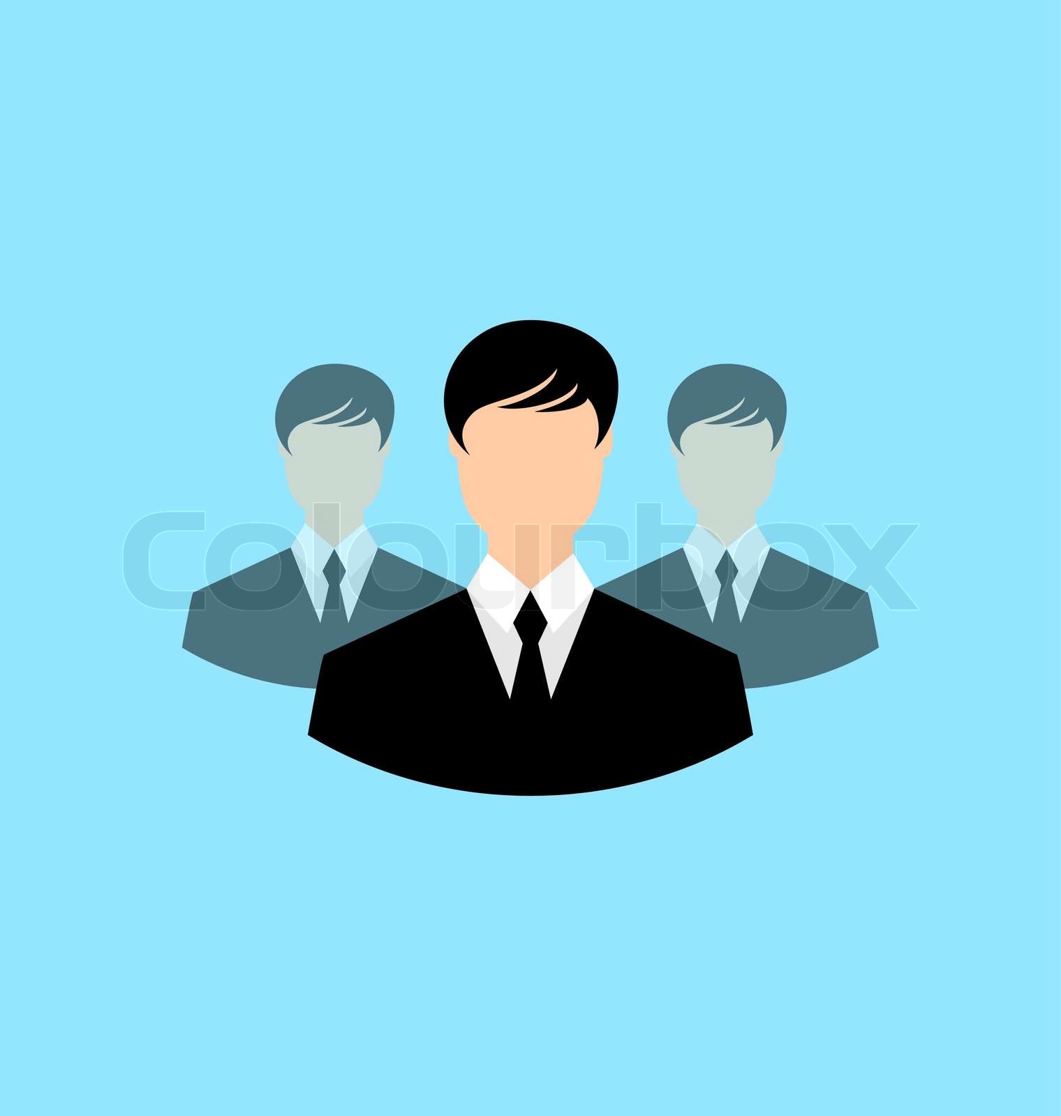 Avatar set front portrait office employee team for web design ...