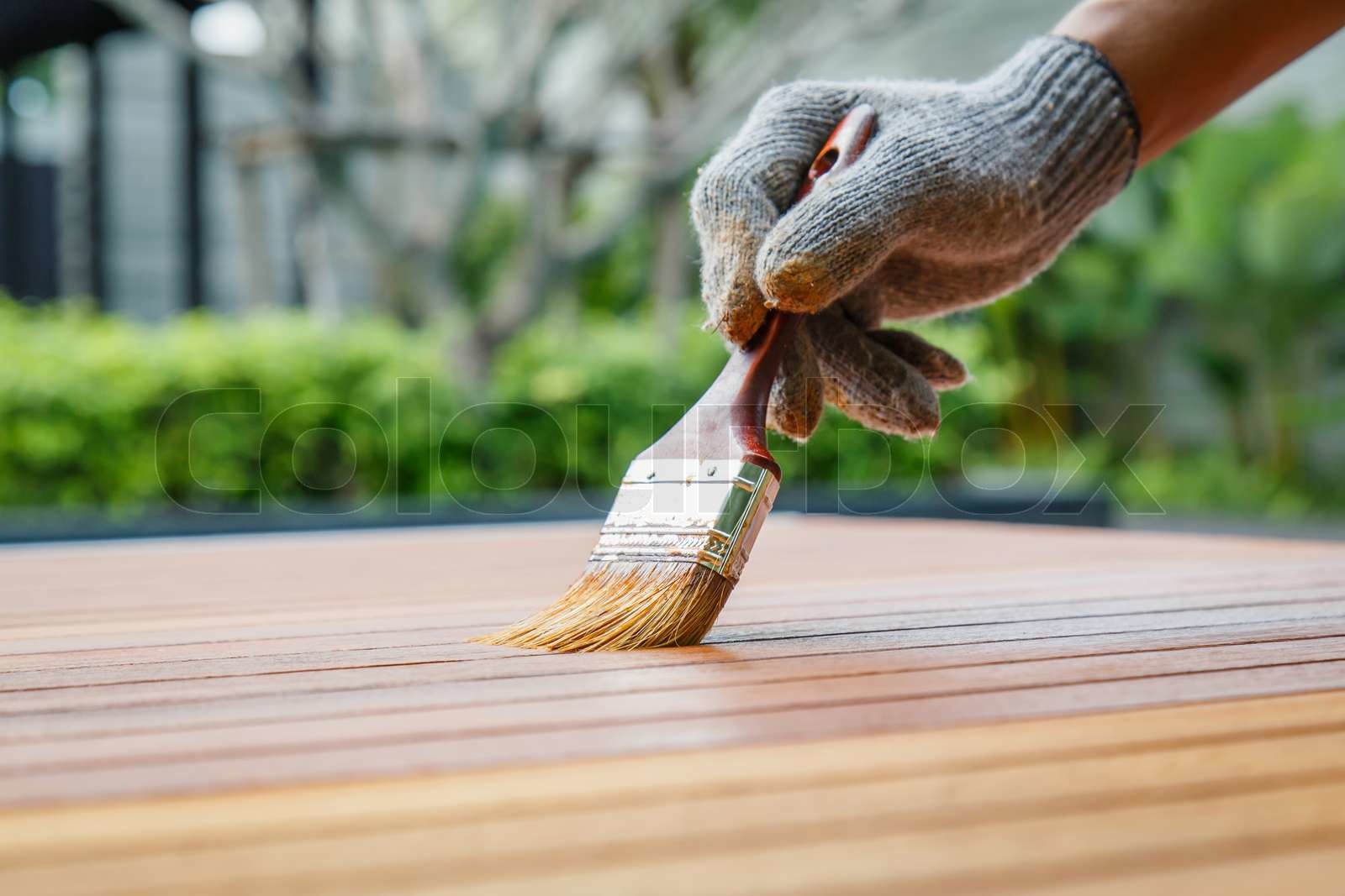 zimmermann, bild, arbeit | Stock Bild | Colourbox