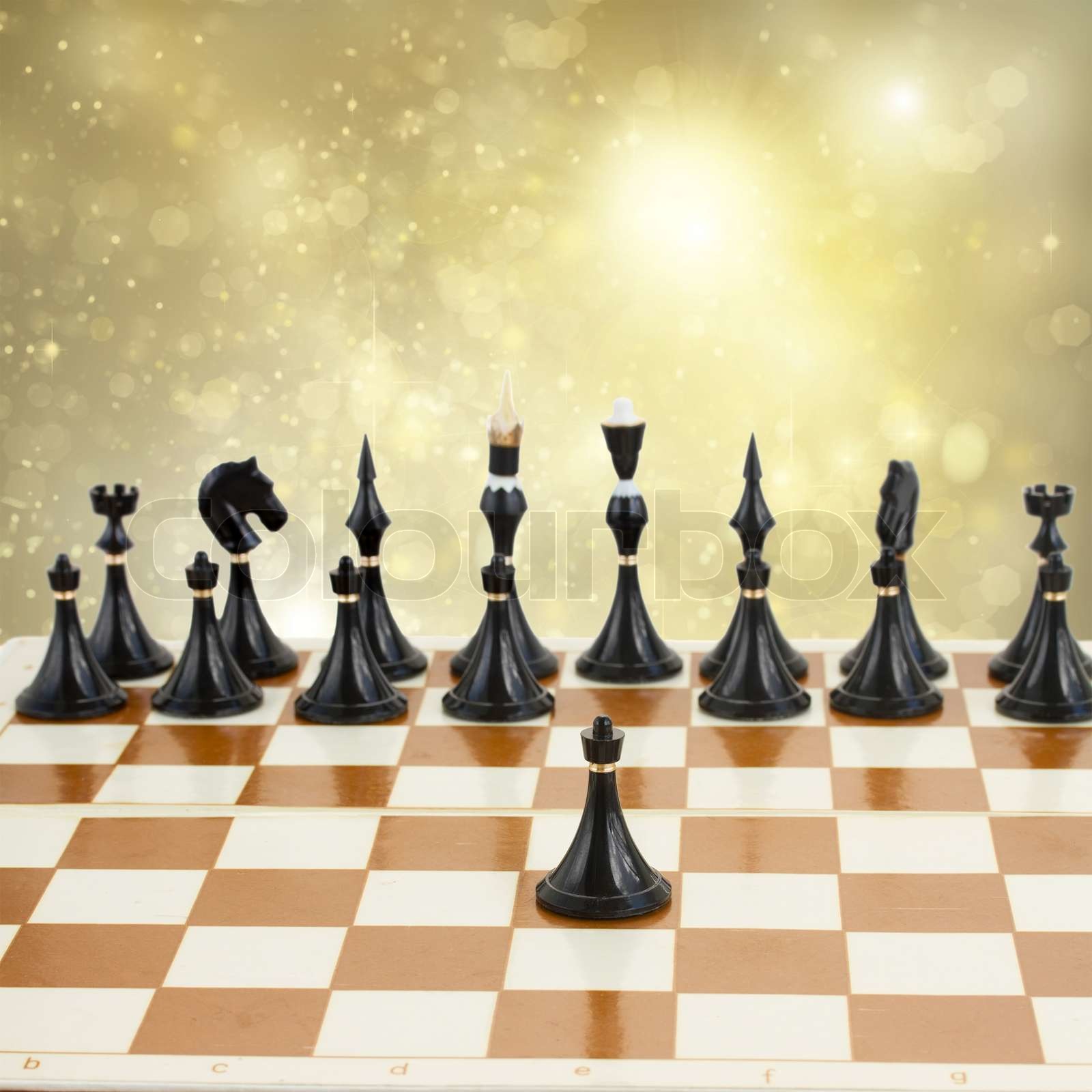 black pawn | Stock image | Colourbox