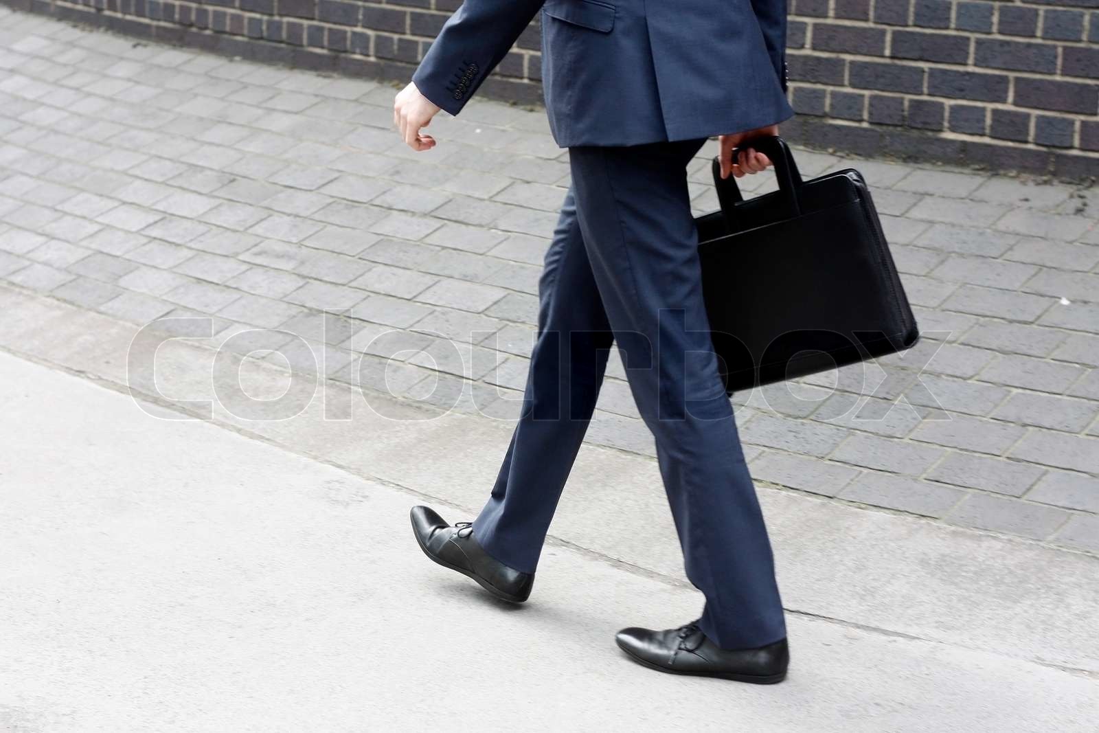 Business man running | Stock image | Colourbox