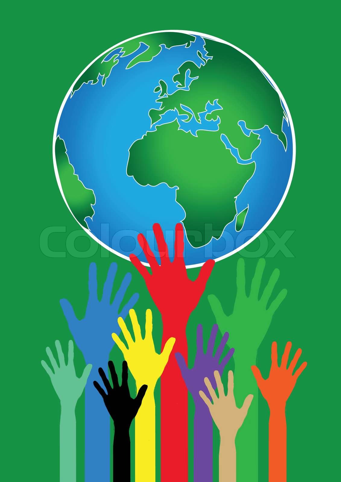 World In Hands Clip Art