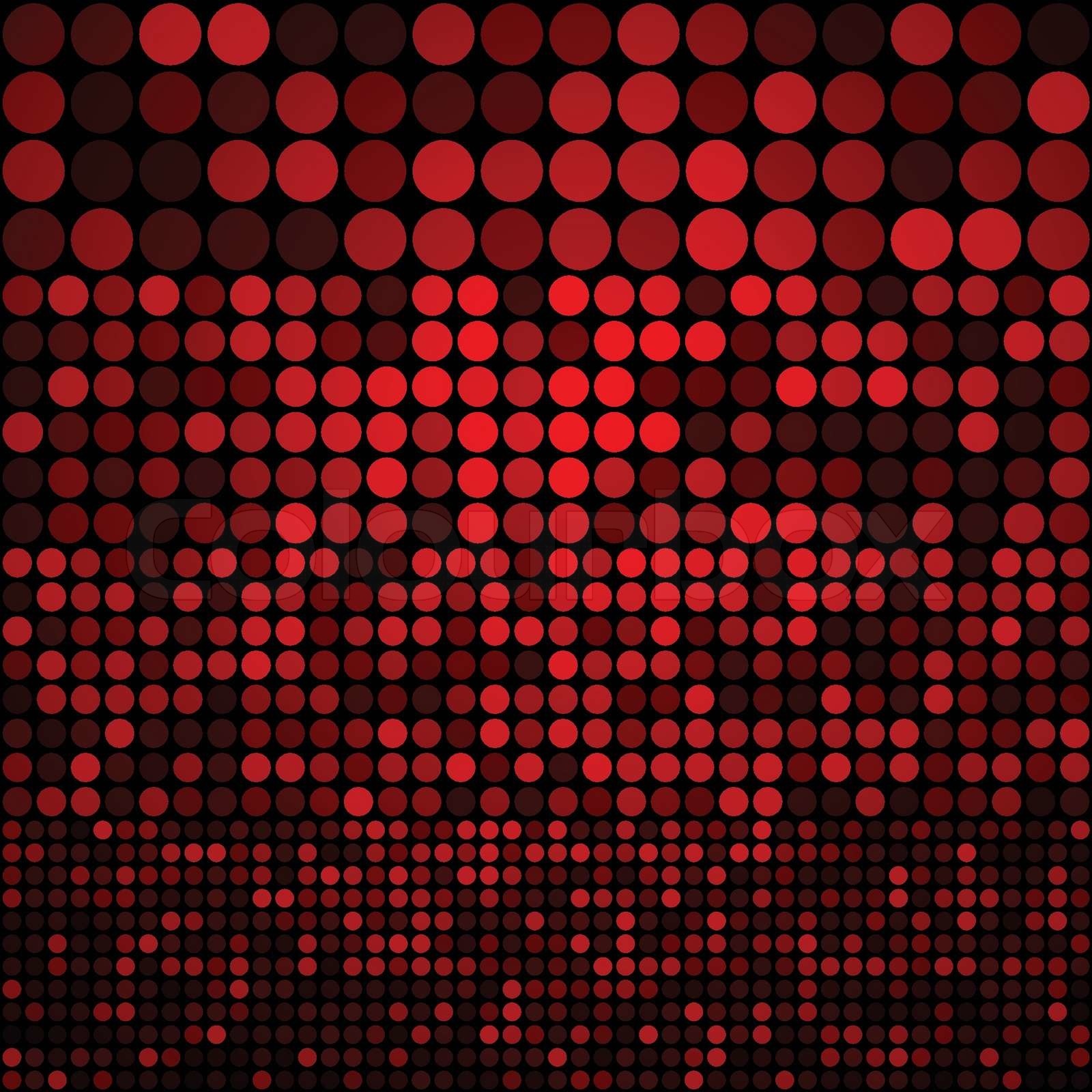 Abstract dark red circles seamless pattern background | Stock vector ...