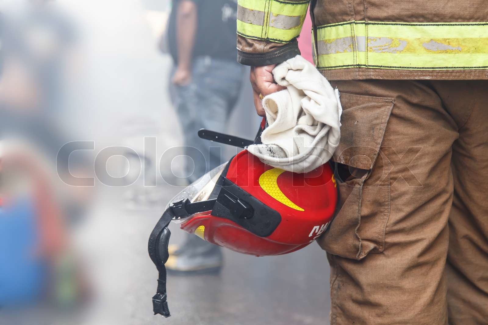 firefighter | Stock image | Colourbox