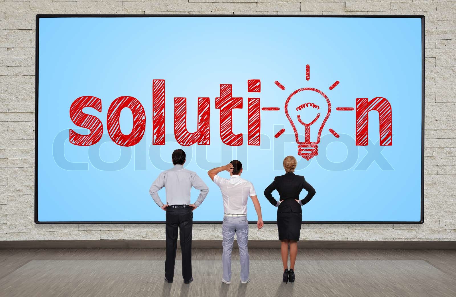 solution | Stock image | Colourbox