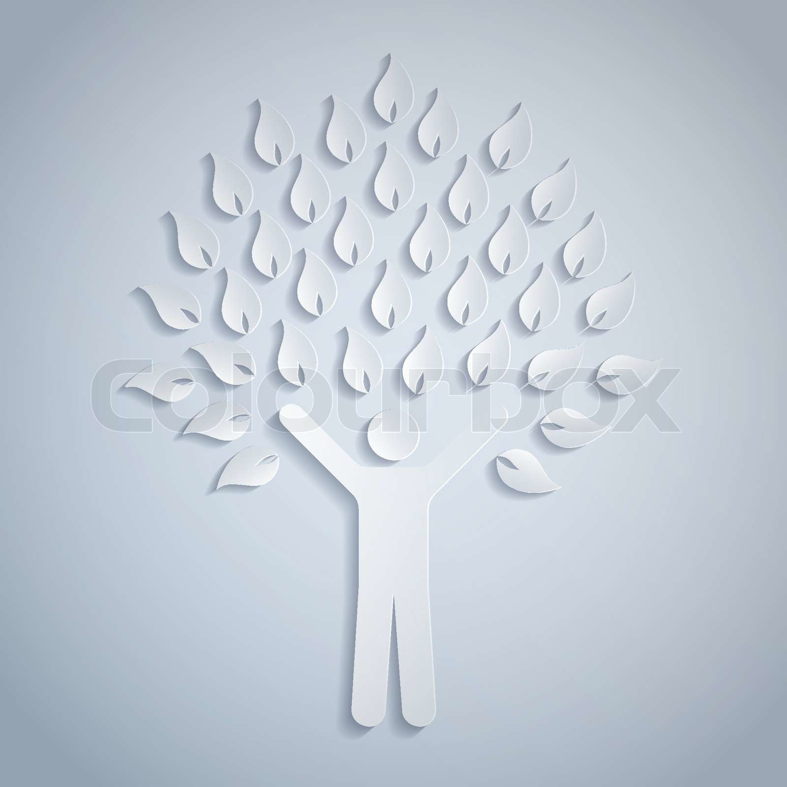 human tree | Stock vector | Colourbox