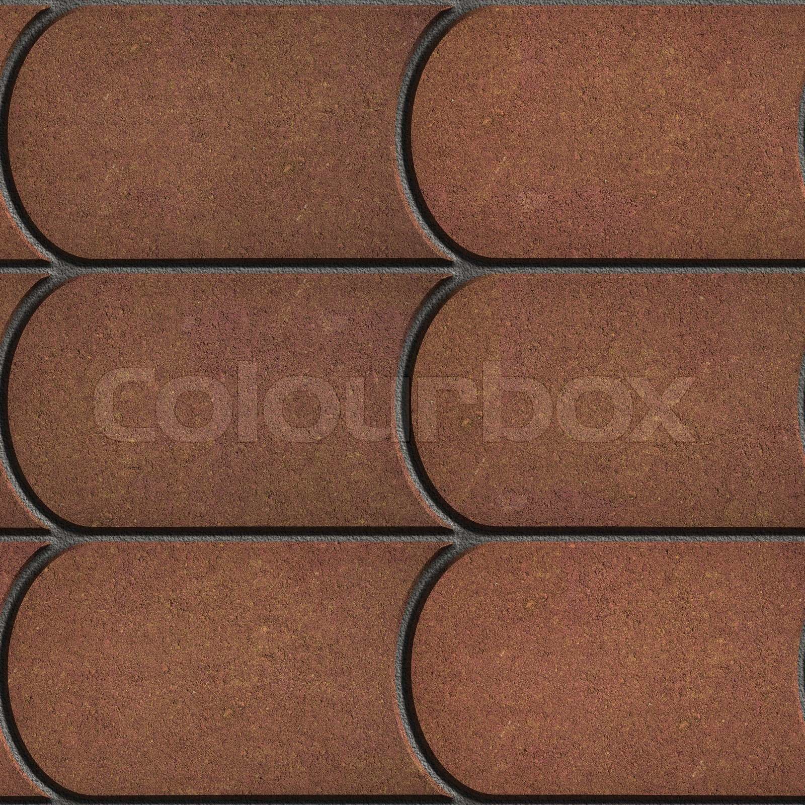 Brown Brick Pavers. Seamless Texture. | Stock image | Colourbox