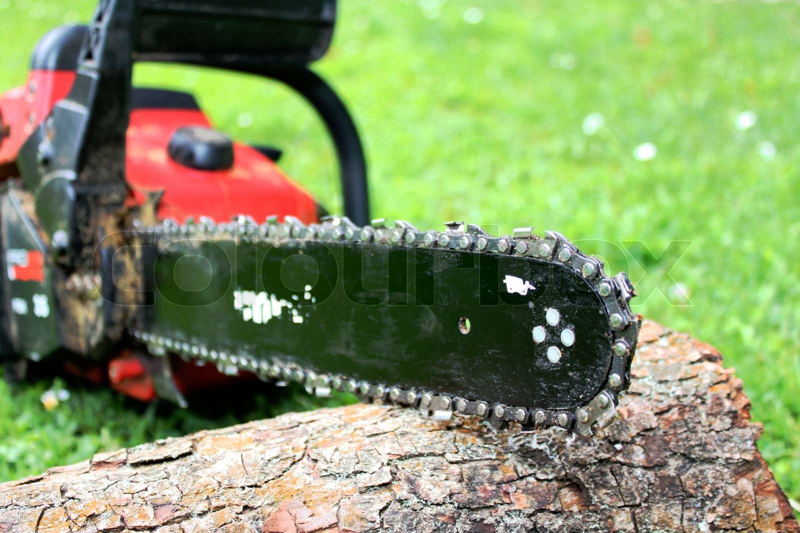 Chain Saw Stock Image Colourbox chain-saw-stock-image-colourbox