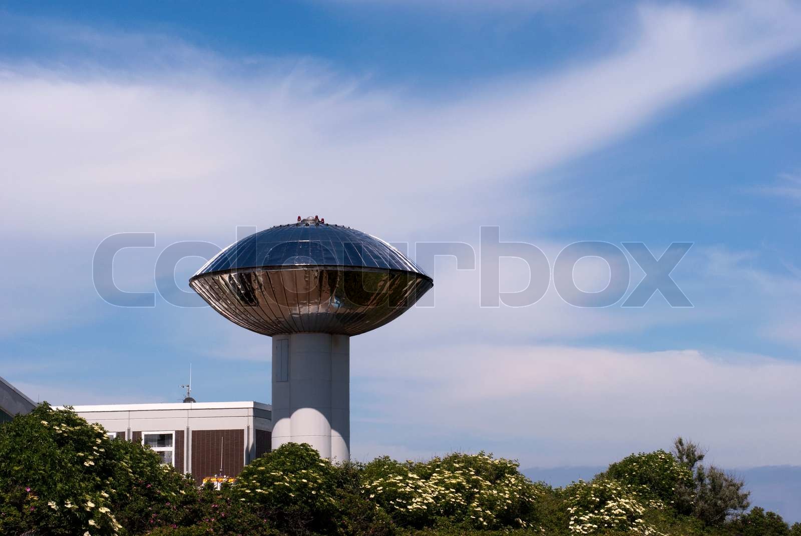 Modern water tower. | Stock image | Colourbox