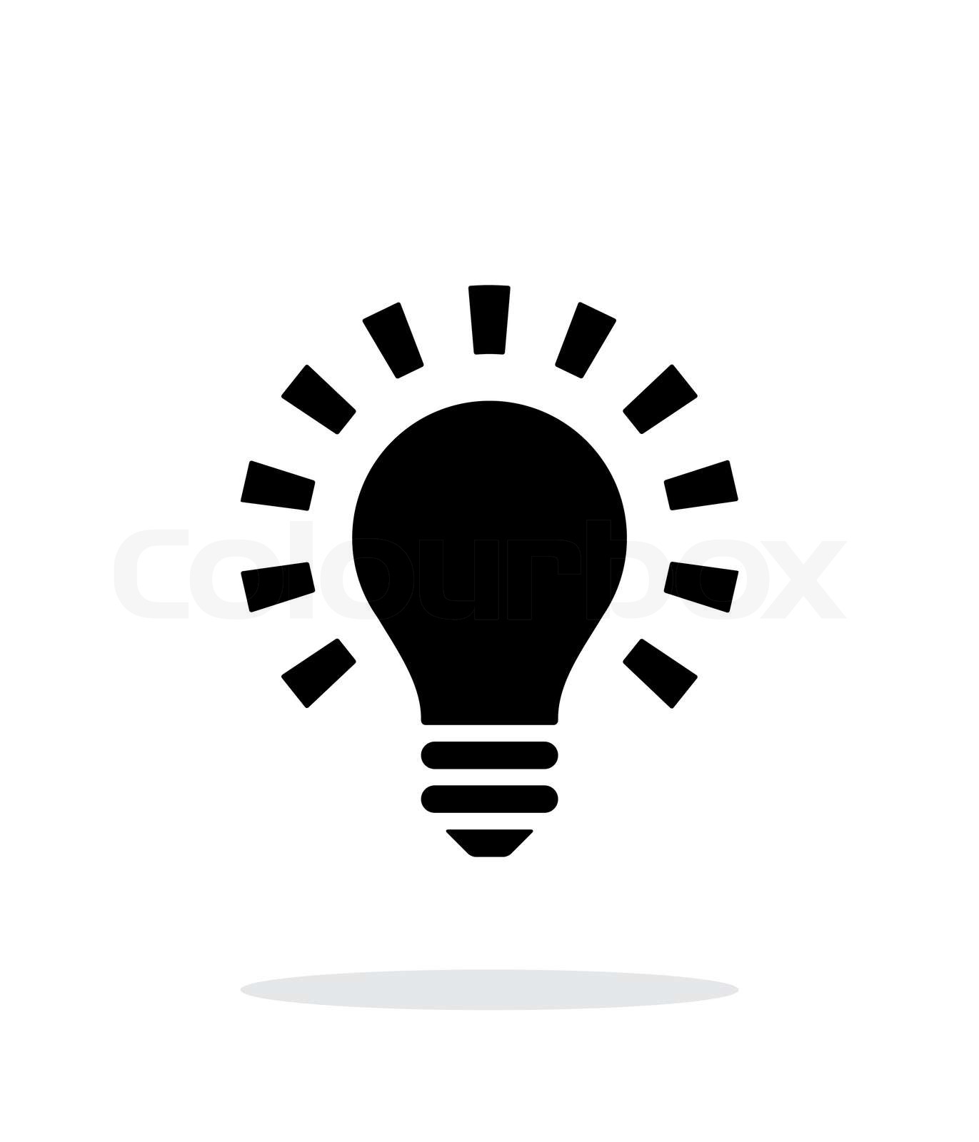 gehirn, icon, einfach | Stock-Vektor | Colourbox