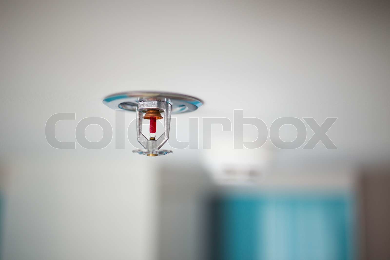 Sprinkler and smoke detector | Stock image | Colourbox