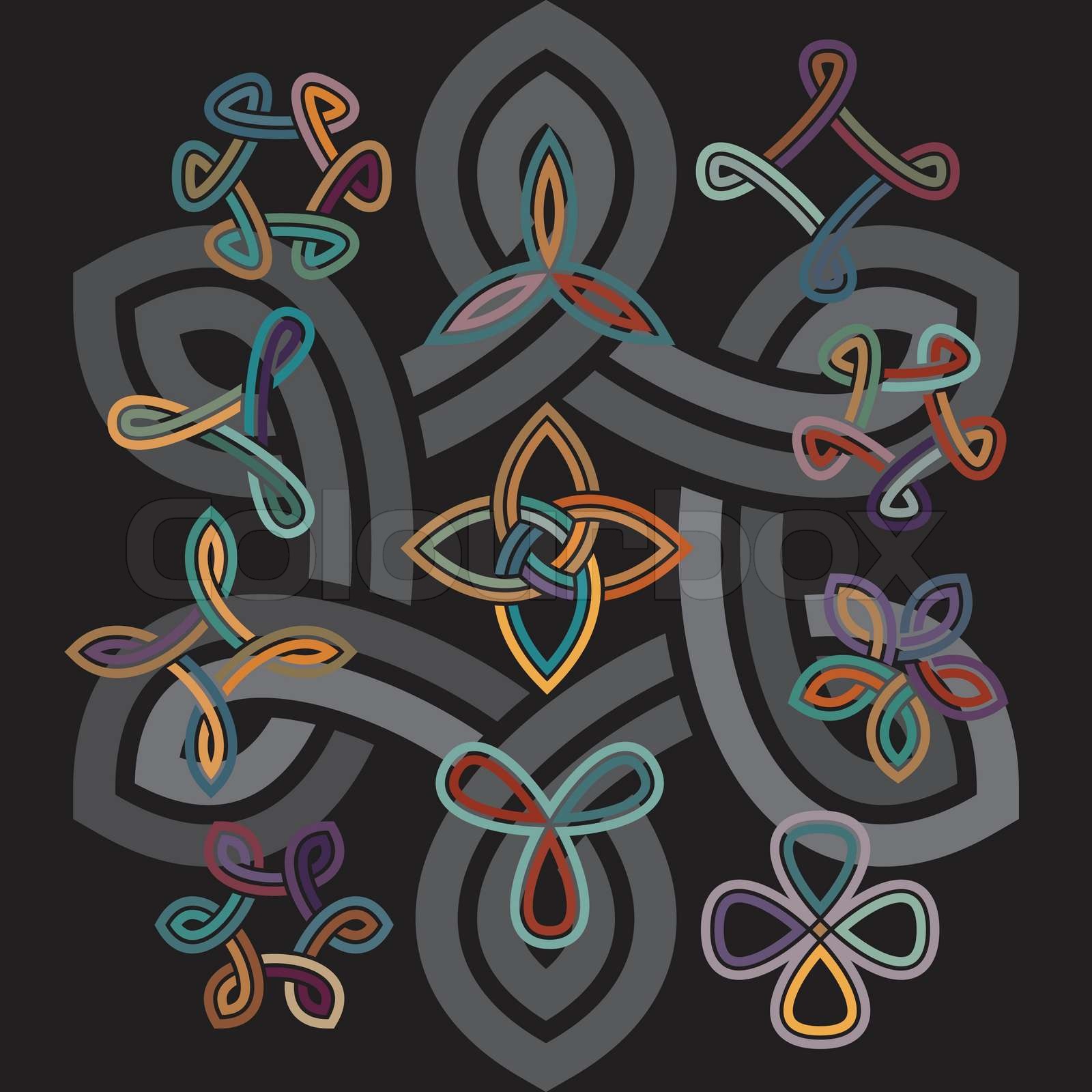 celtic decorative elements | Stock vector | Colourbox