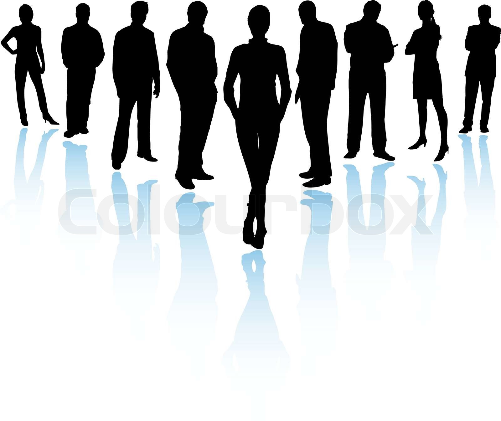 Business Team (Vector fully resizable and editable) | Stock vector ...