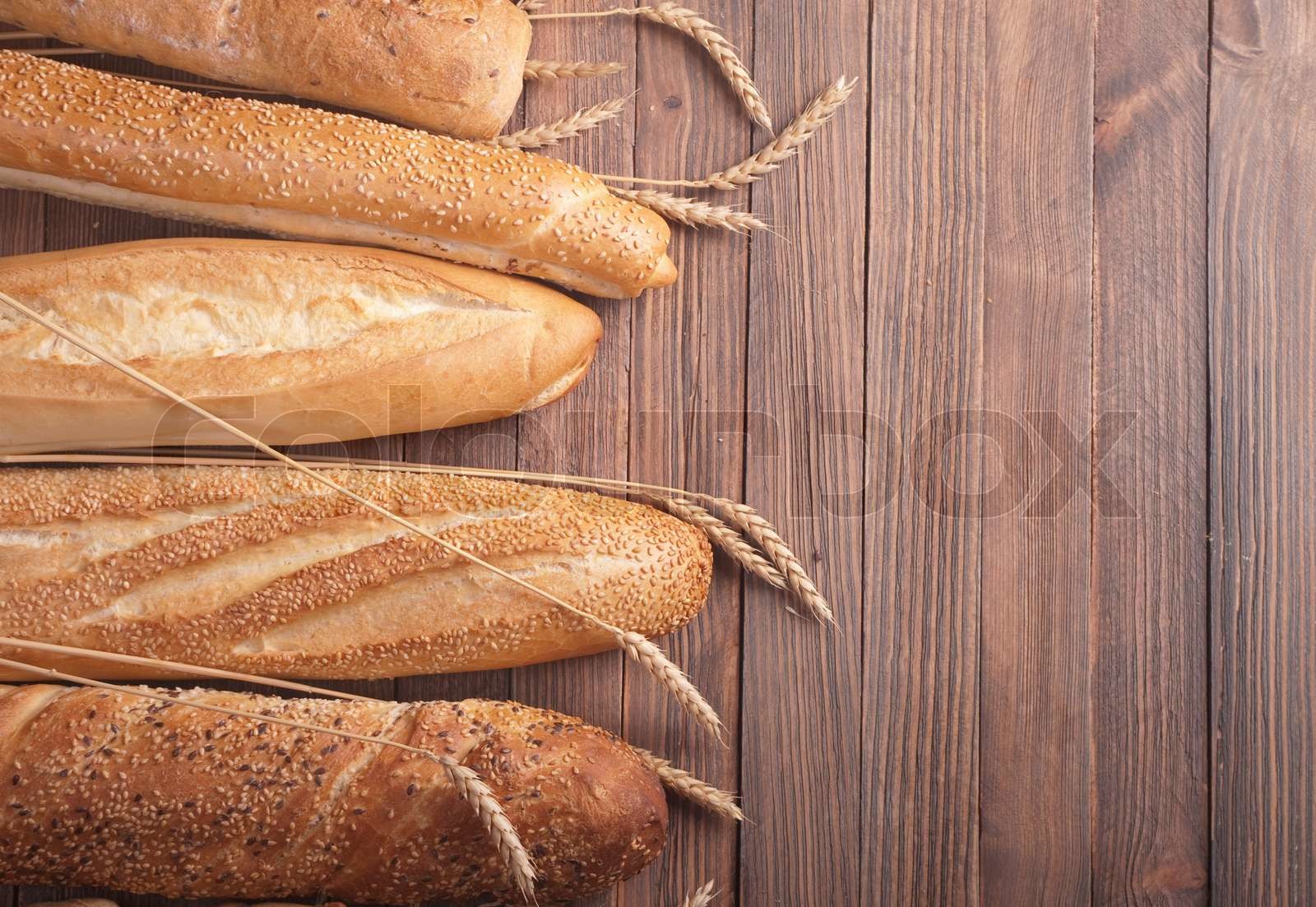 different types of baguette | Stock image | Colourbox