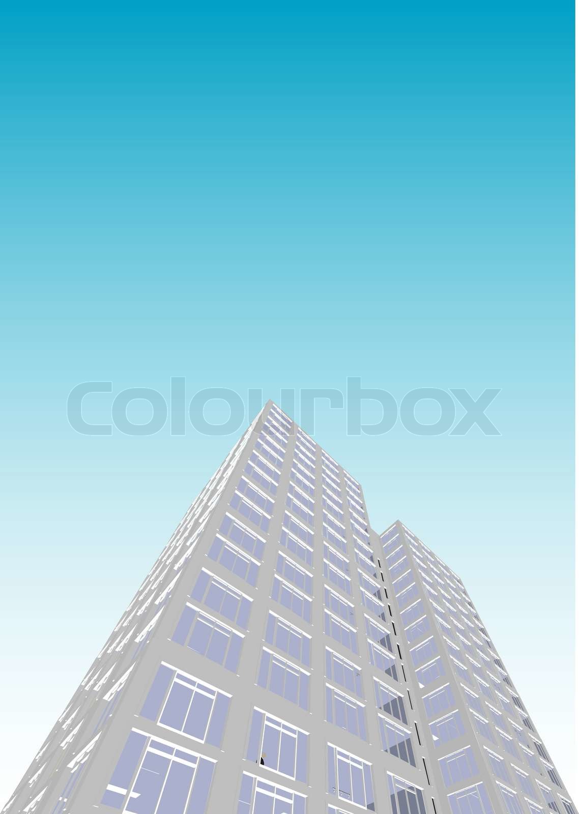 Skyscraper / Office Block in vector format. Every feature of each ...