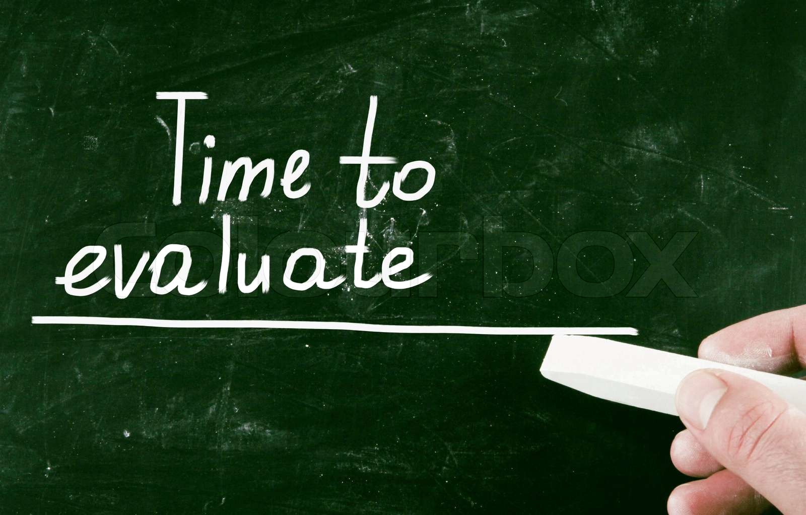 time to evaluate | Stock image | Colourbox