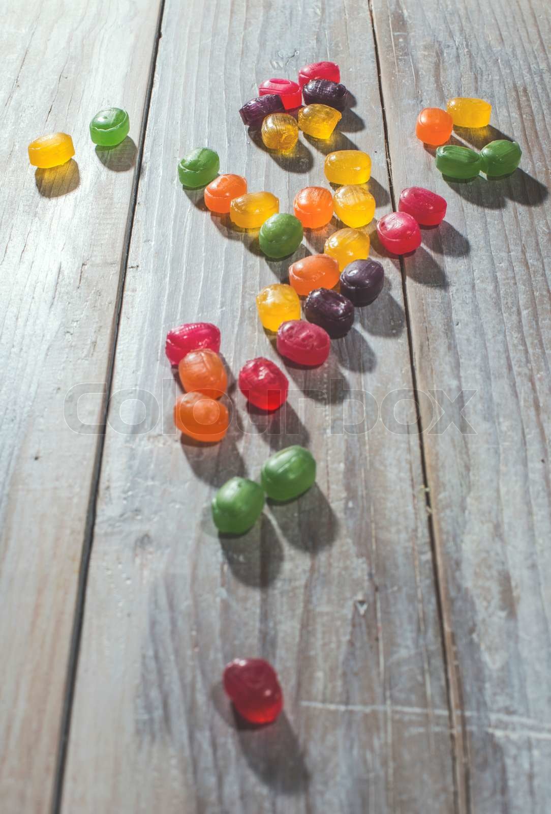 Candy scattered | Stock image | Colourbox