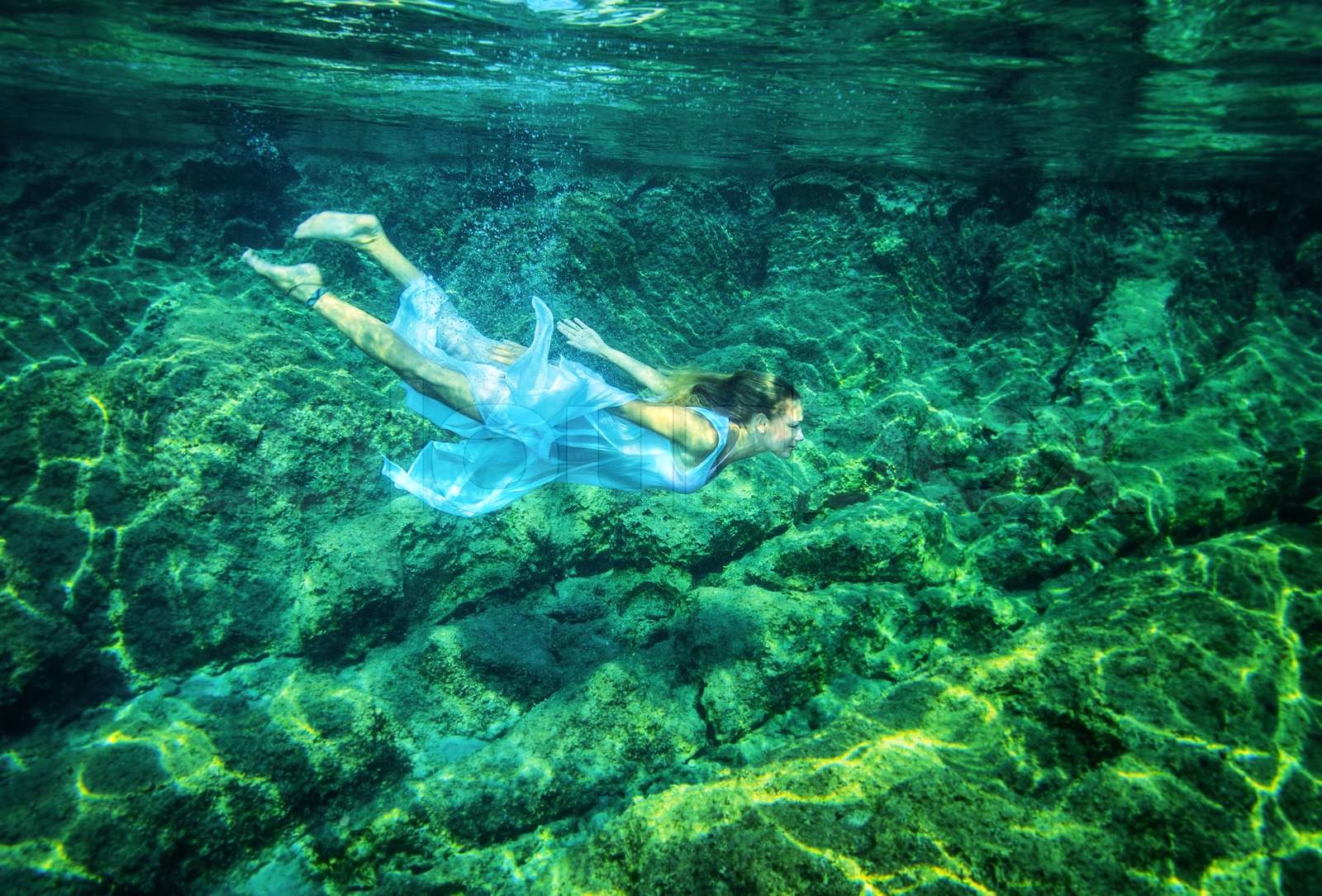 Relaxation in the sea | Stock image | Colourbox