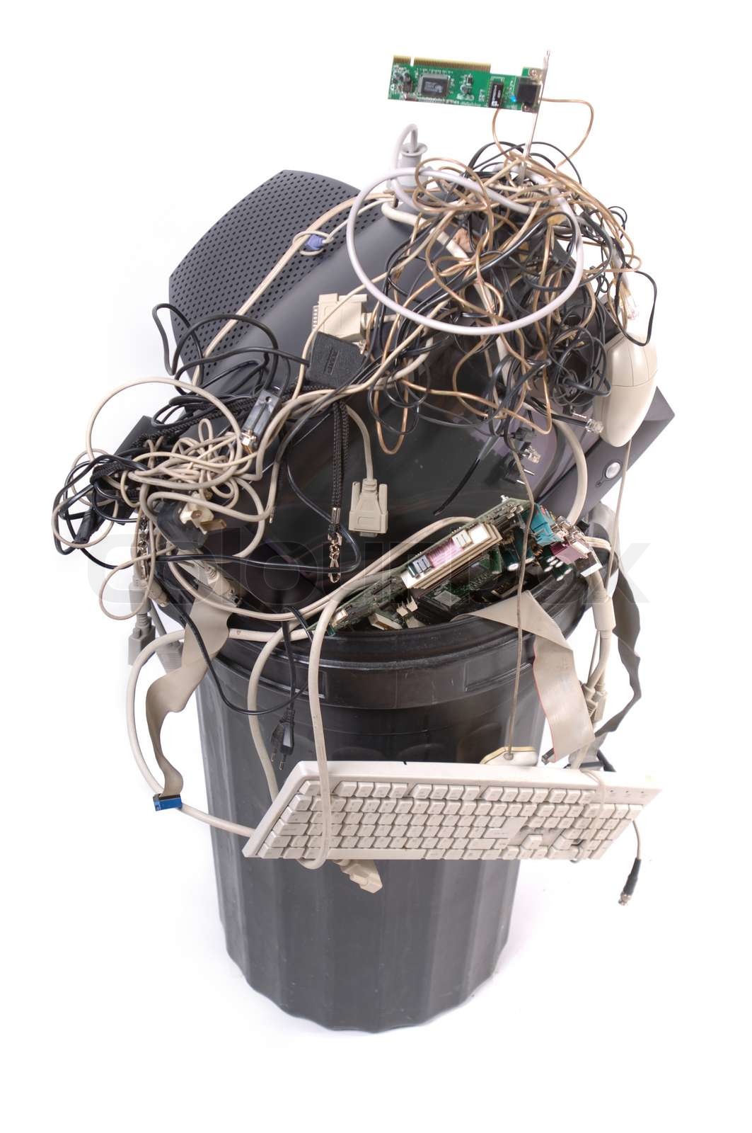 Old computer parts | Stock image | Colourbox