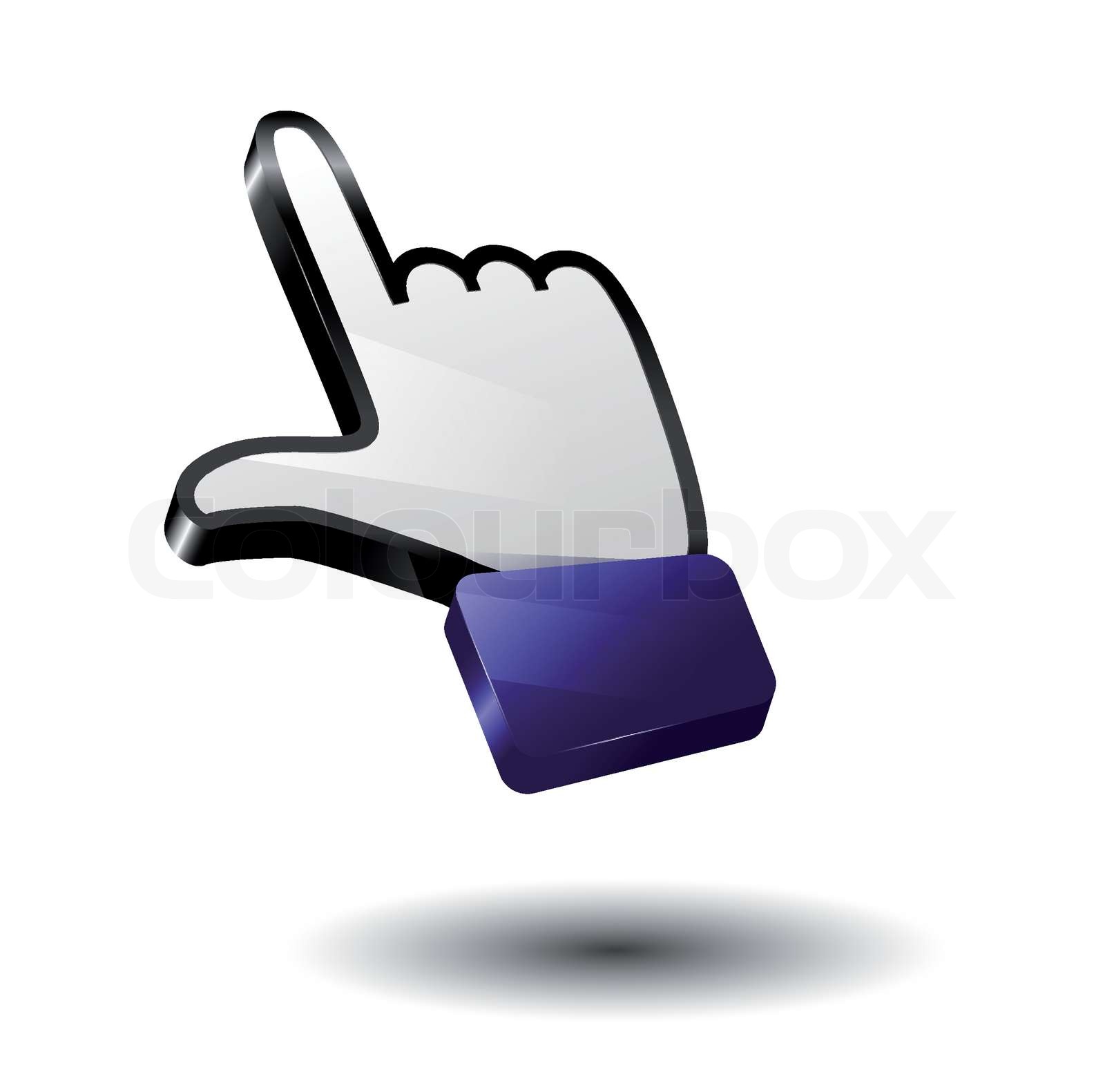 Finger icon arrow | Stock vector | Colourbox