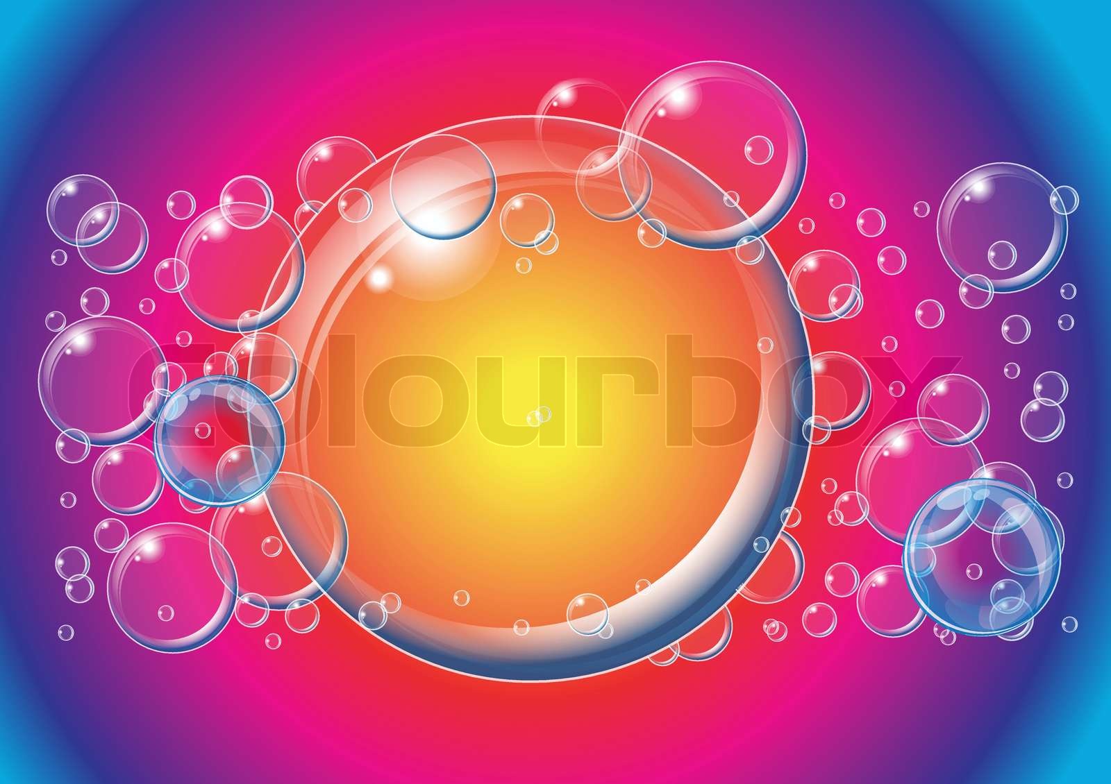 BUBBLE BACKGROUND | Stock vector | Colourbox