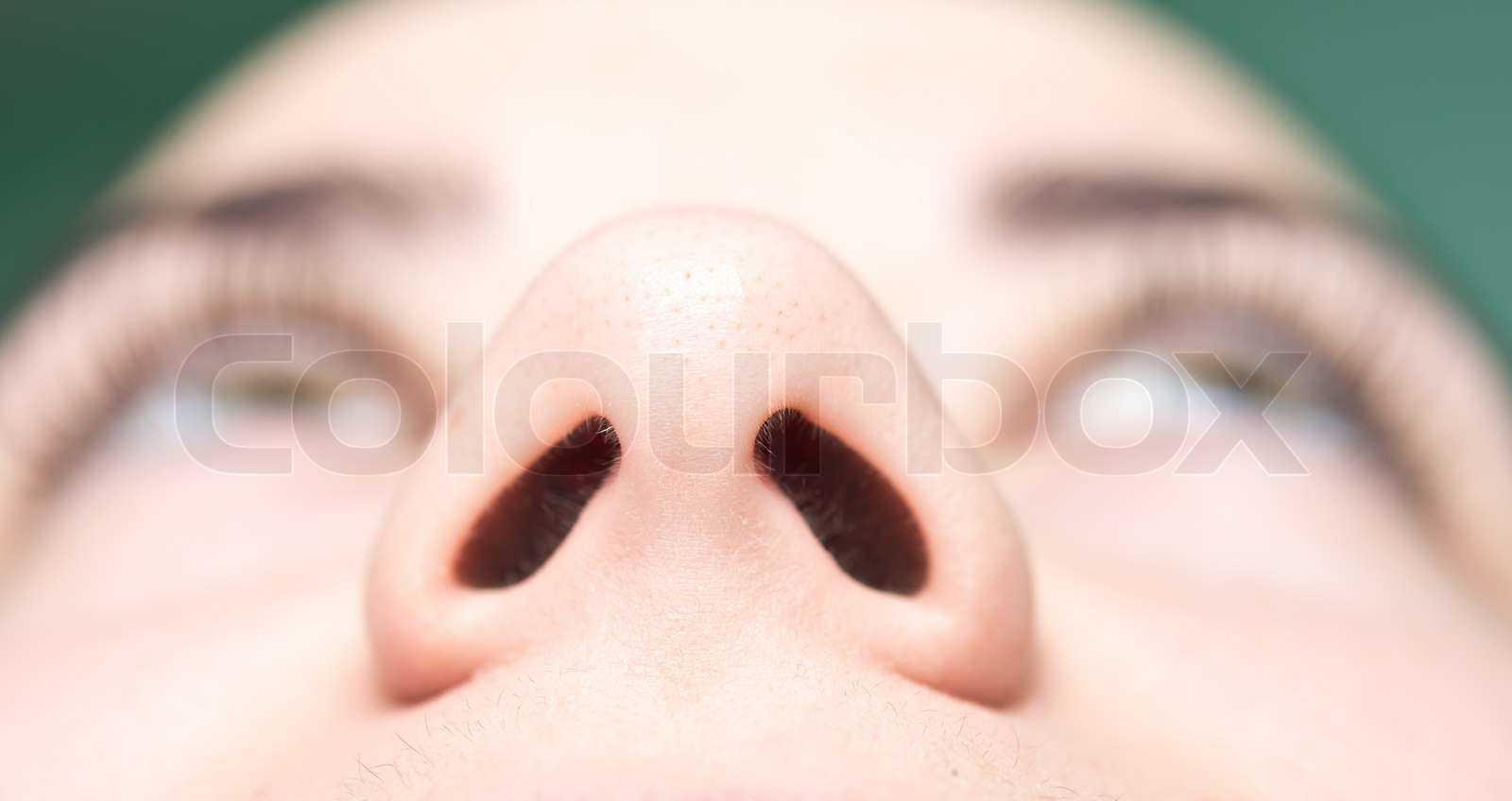 woman nose | Stock image | Colourbox