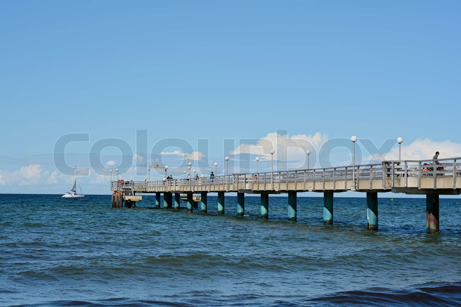 pier on the beach | Stock image | Colourbox
