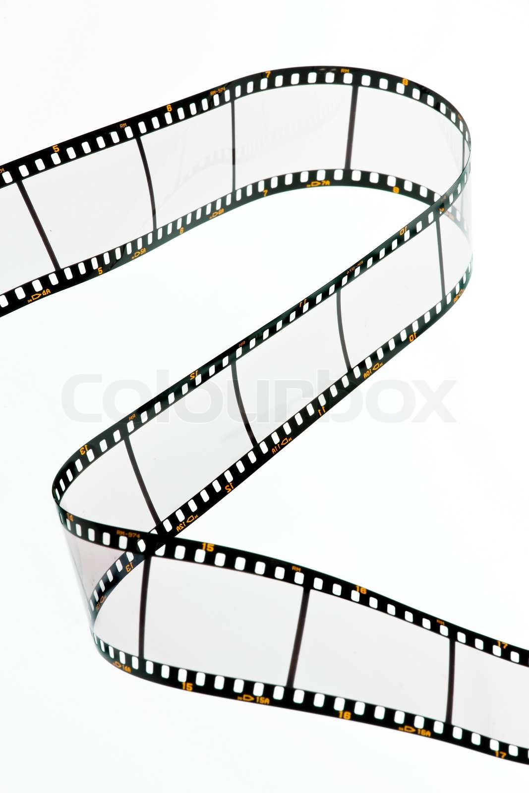Film strips for APGVis with text space. Blank Dia 35mm film. | Stock ...
