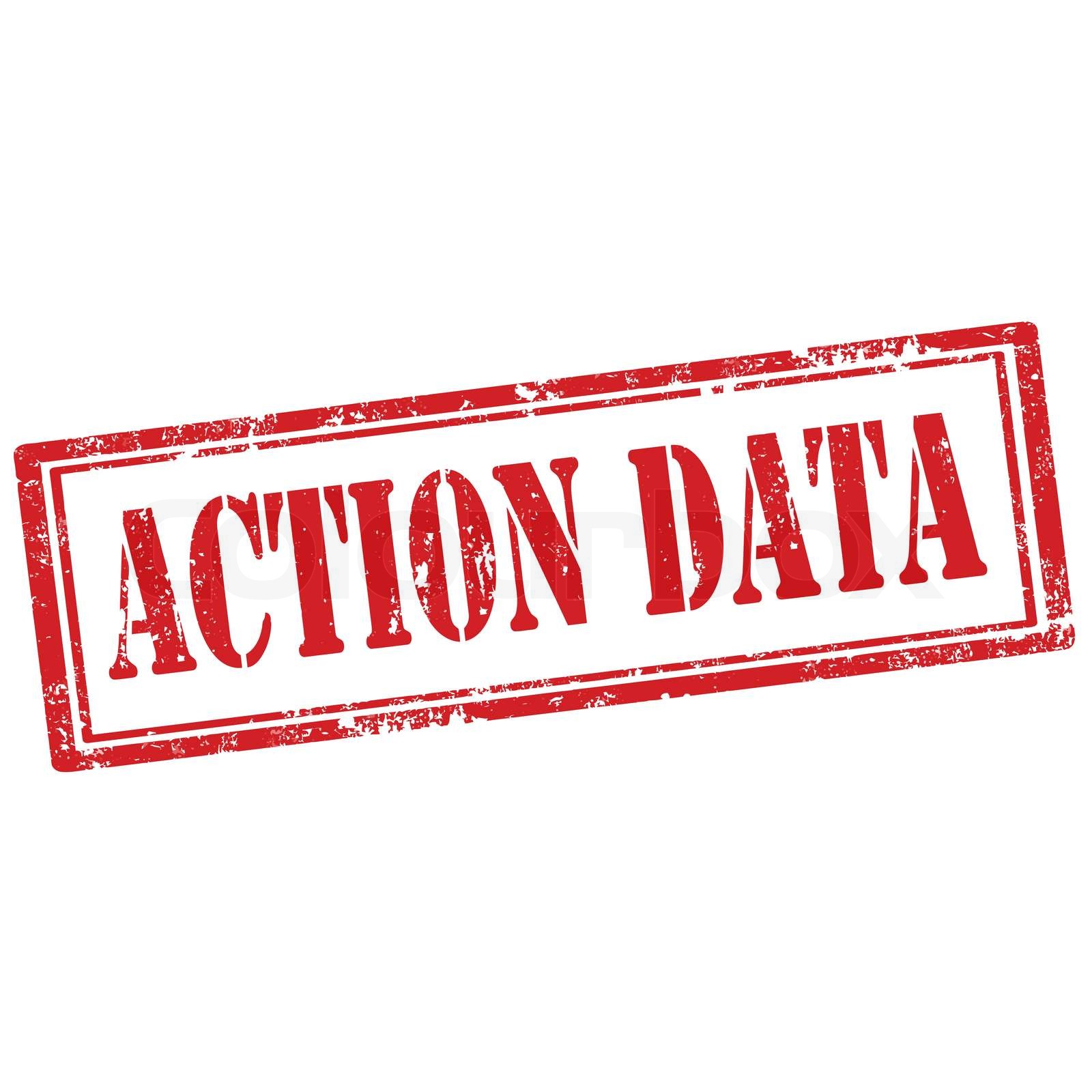 Action Data-stamp | Stock vector | Colourbox