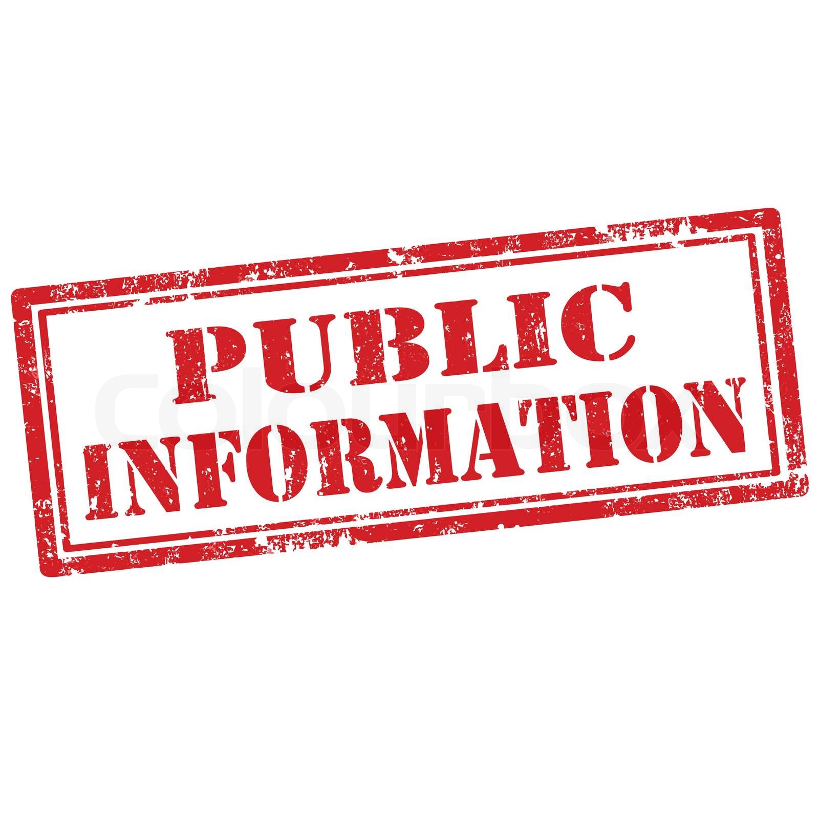 Public Information-stamp | Stock vector | Colourbox