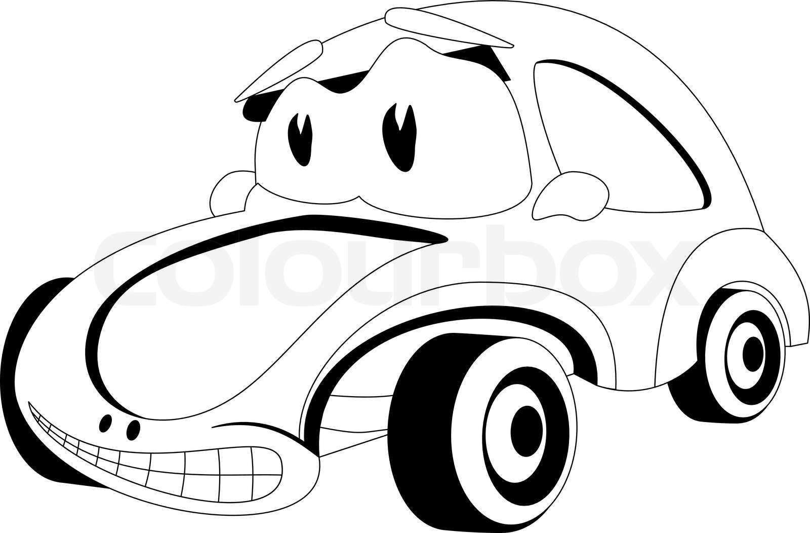 auto, lustig, fun | Stock-Vektor | Colourbox