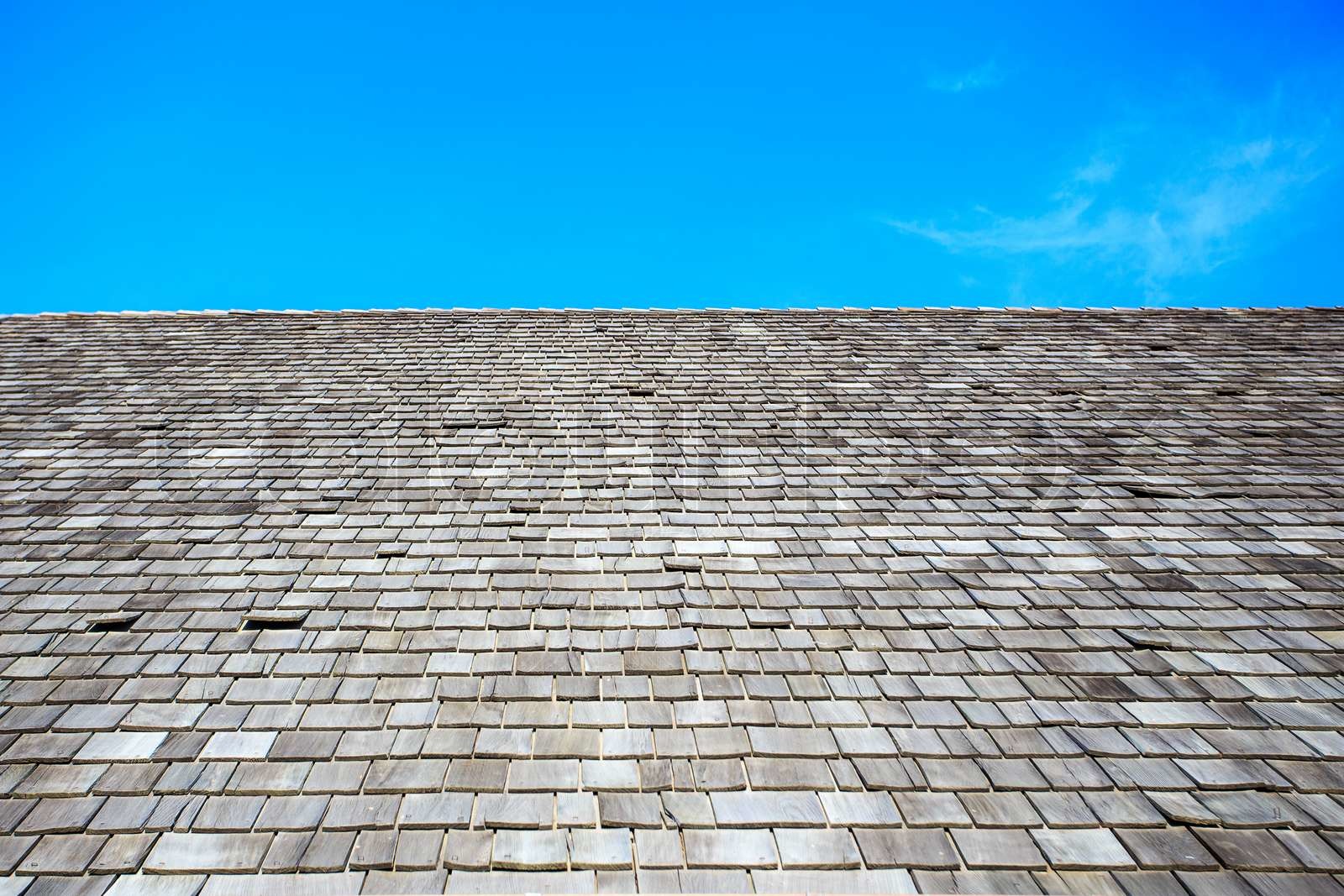 Wood Roof texture | Stock image | Colourbox