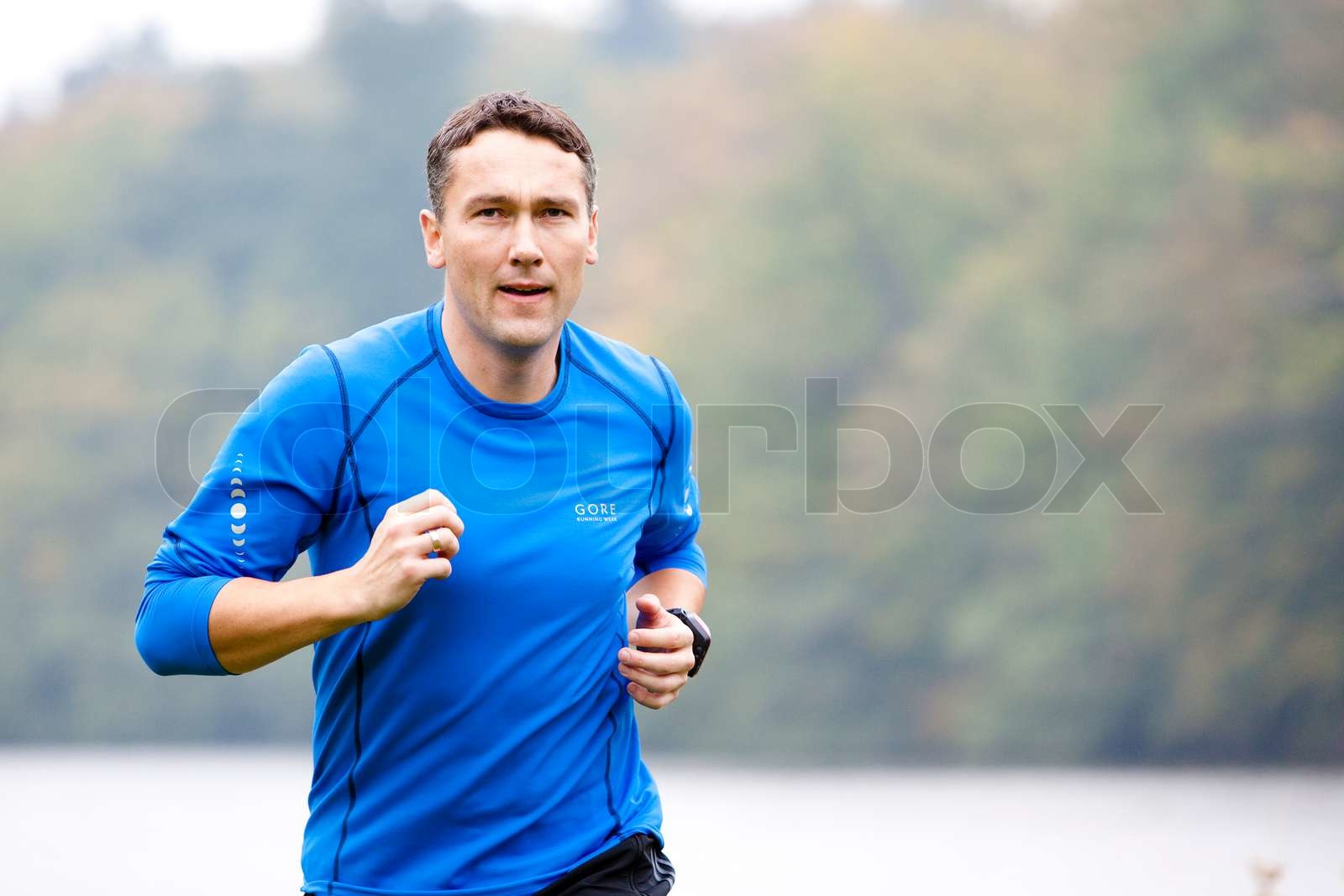 Man is running | Stock image | Colourbox