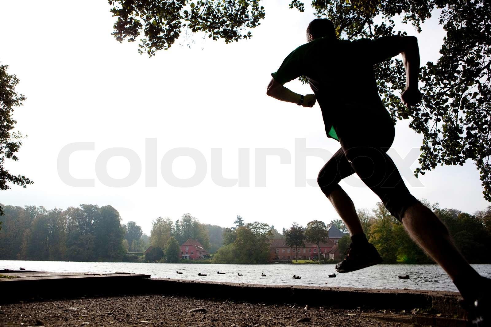 Man running | Stock image | Colourbox
