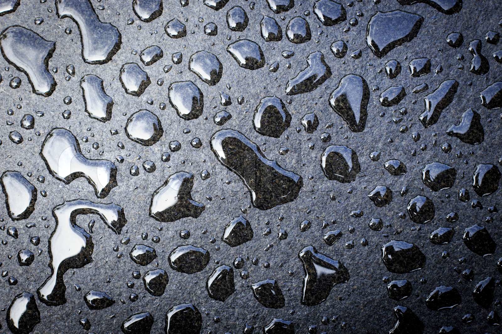 Water drop on tile floor | Stock image | Colourbox