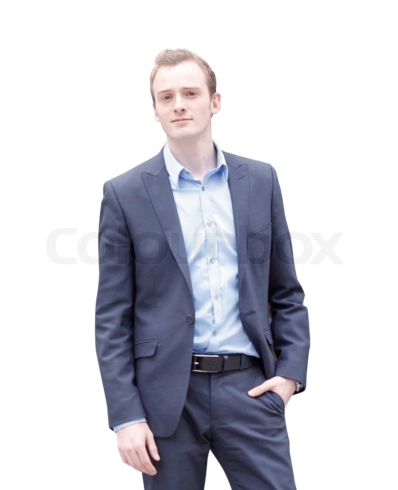 mand, smil, fritlagt | Stock foto | Colourbox