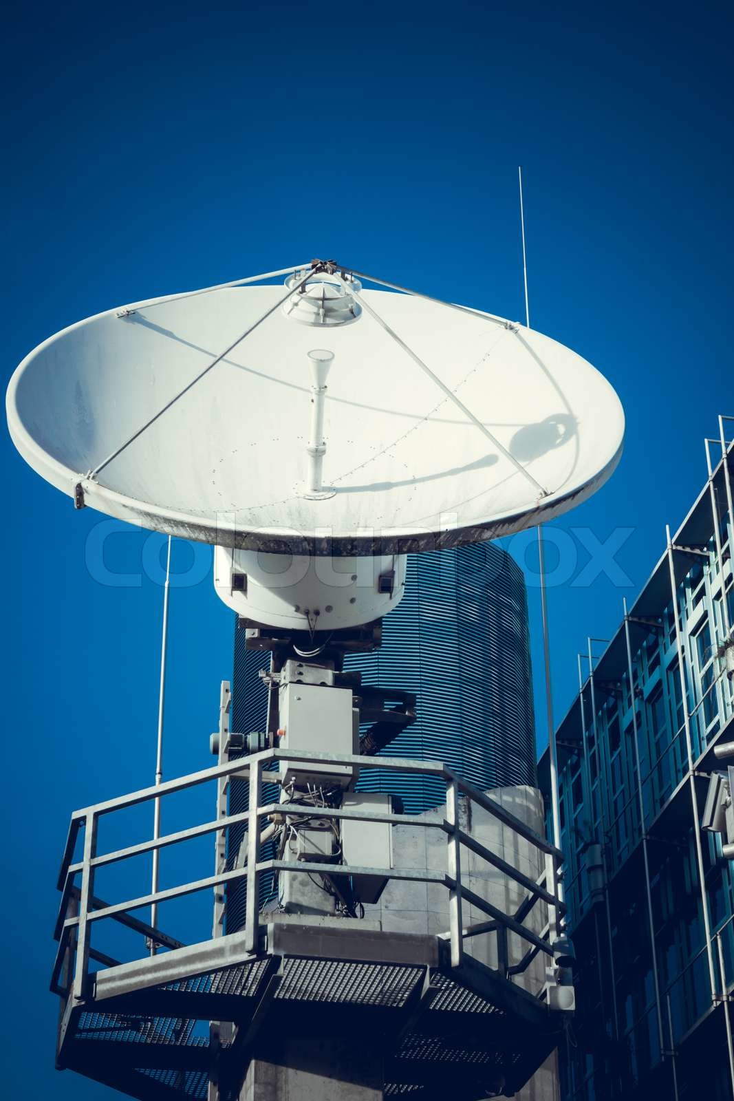 Satellite dish. Telecommunication Satellite | Stock image | Colourbox