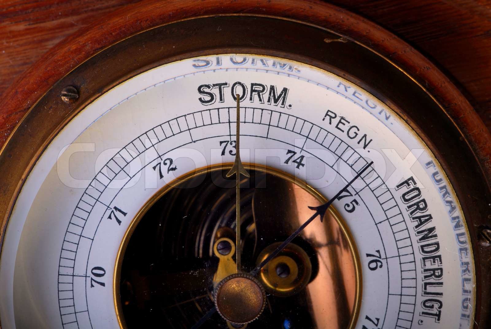 barometer STORM | Stock image | Colourbox