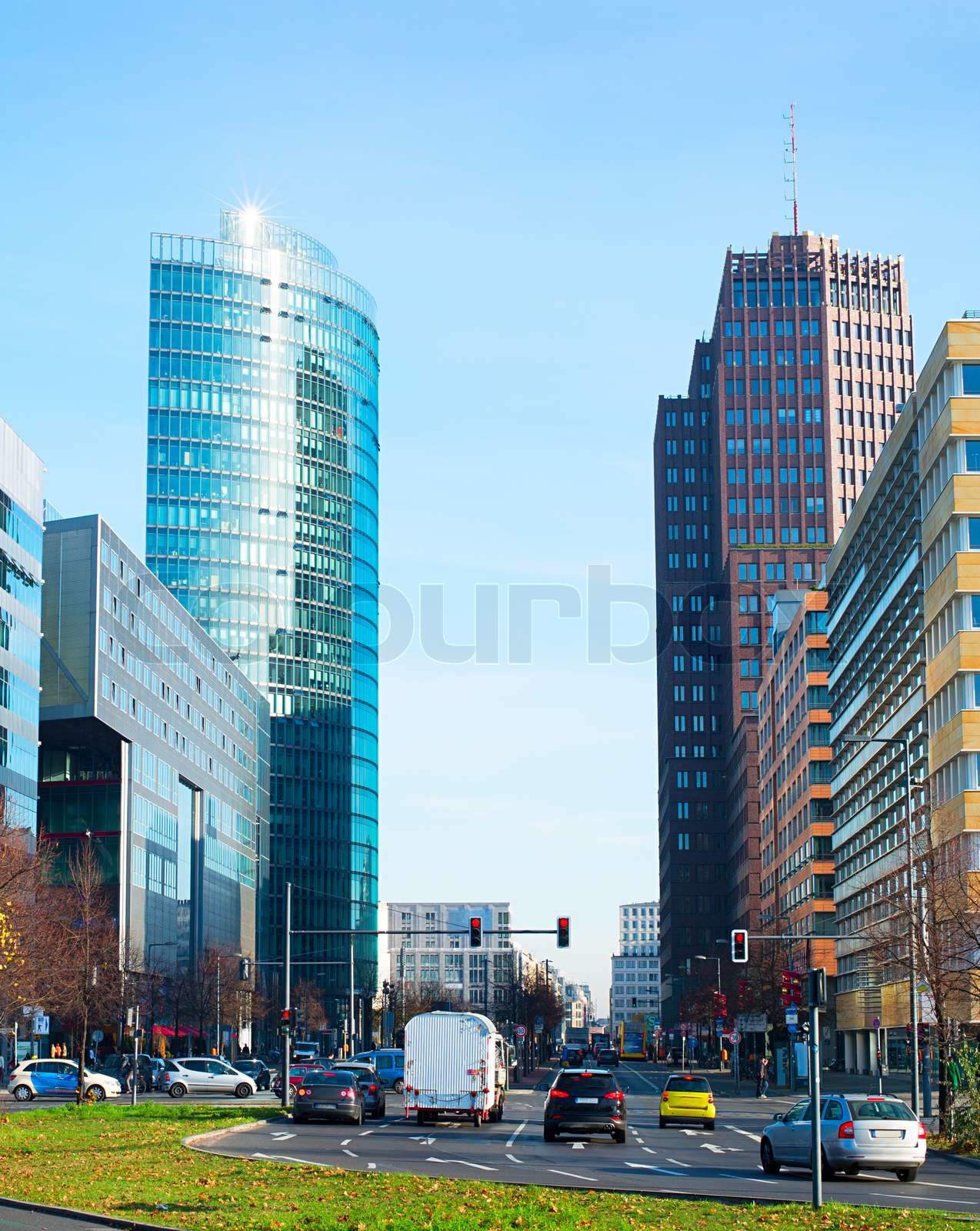 Berlin business downtown | Stock image | Colourbox
