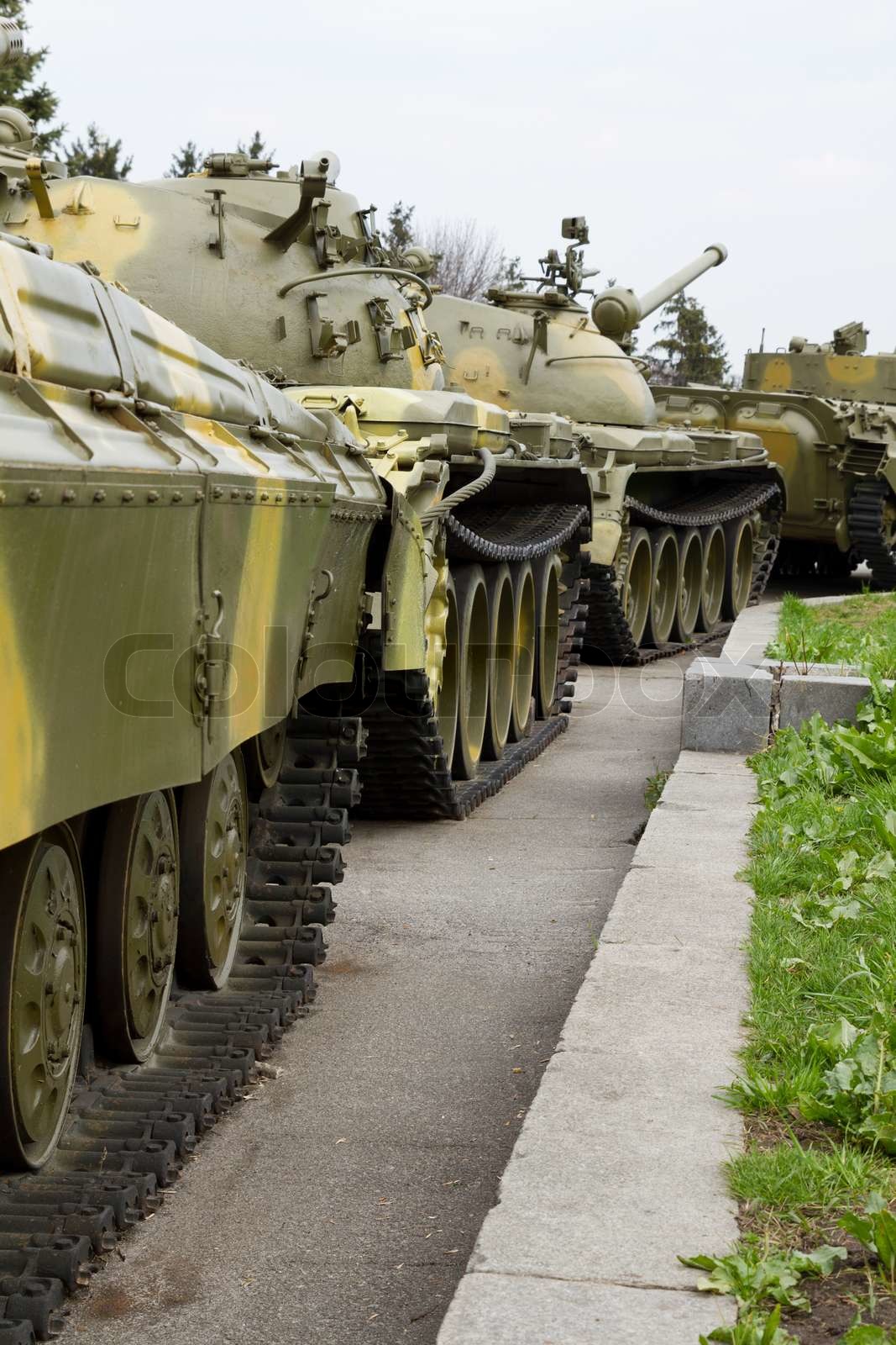 Old soviet tanks | Stock image | Colourbox