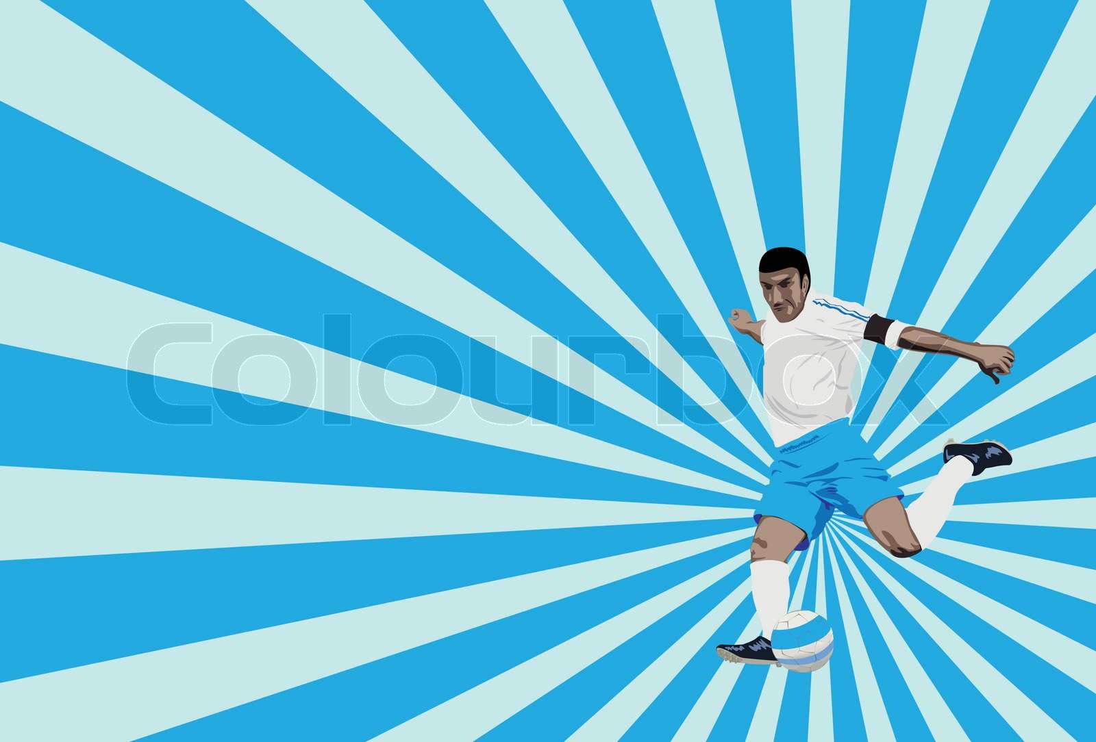 soccer, football, burst | Stock vector | Colourbox