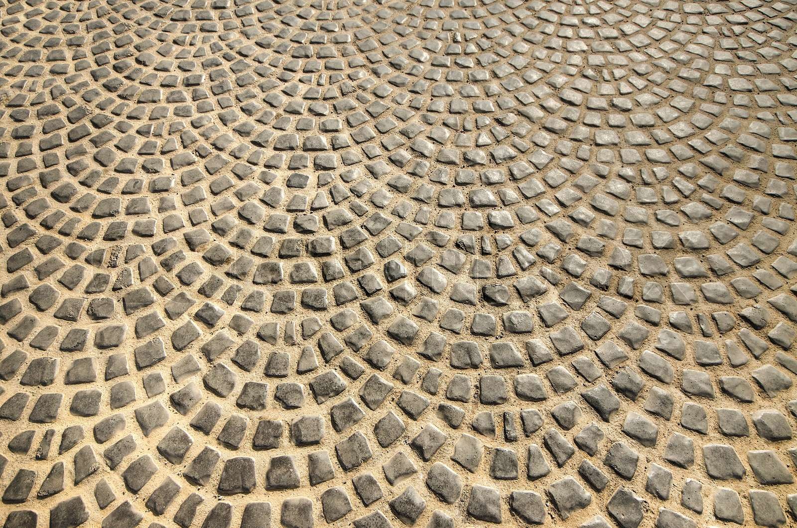 cobblestoned pavement on floor background | Stock image | Colourbox