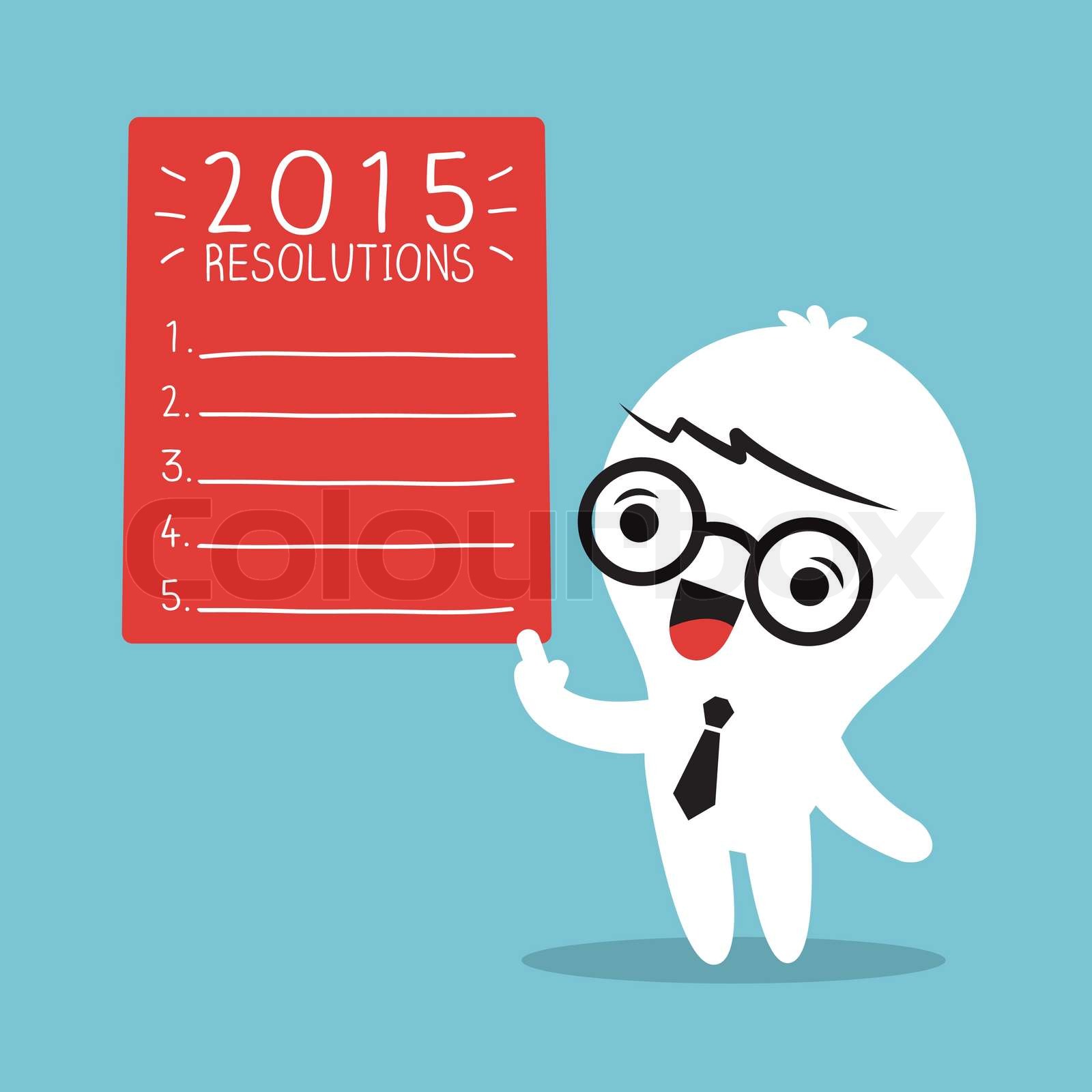 cartoon, 2015, verbesserung | Stock-Vektor | Colourbox