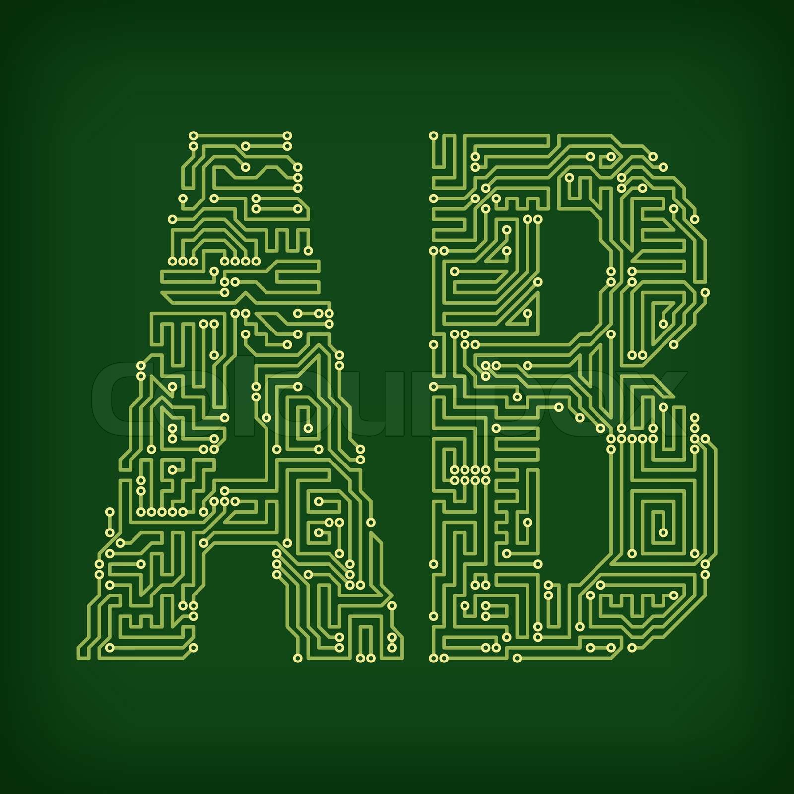 PCB symbols | Stock vector | Colourbox