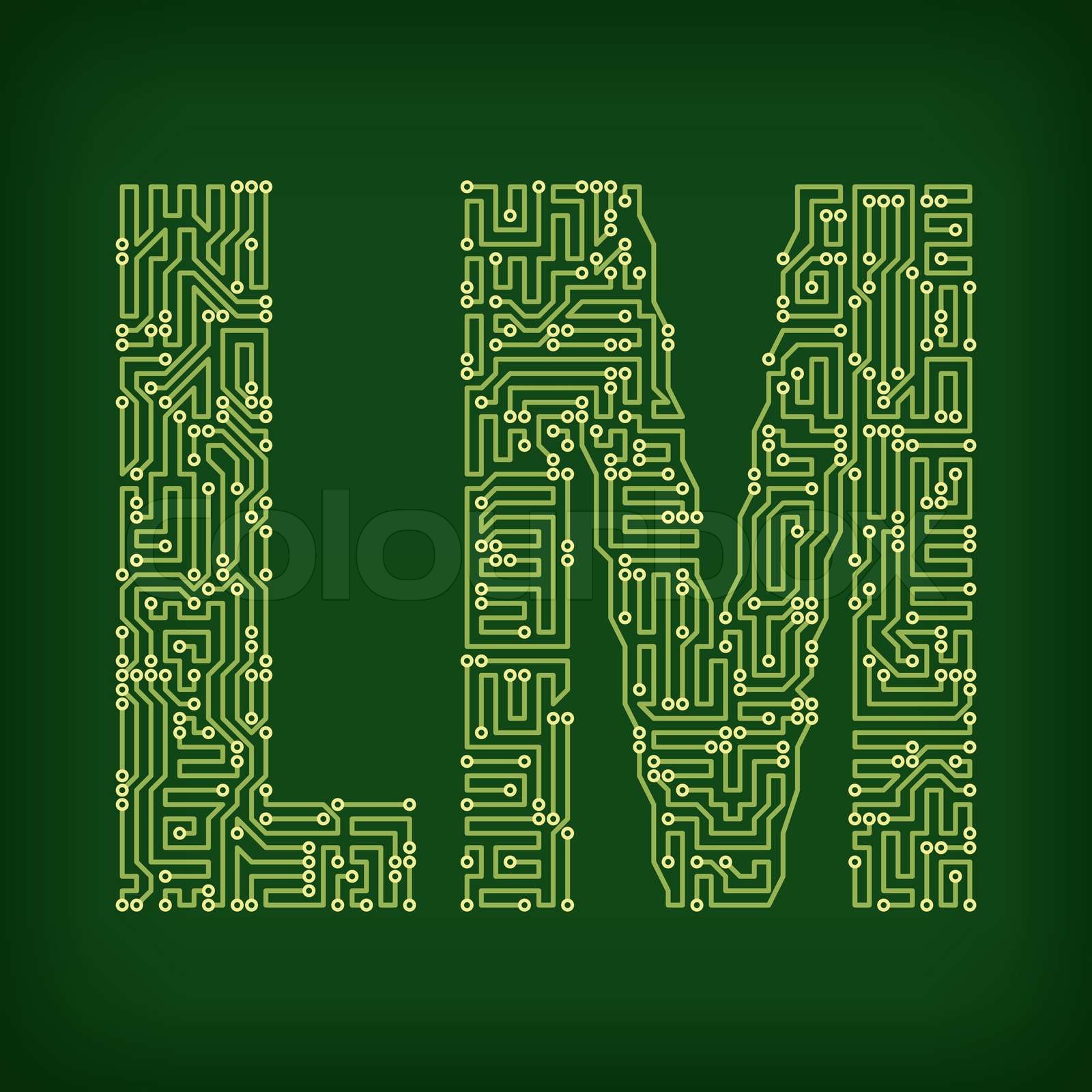 PCB symbols | Stock vector | Colourbox