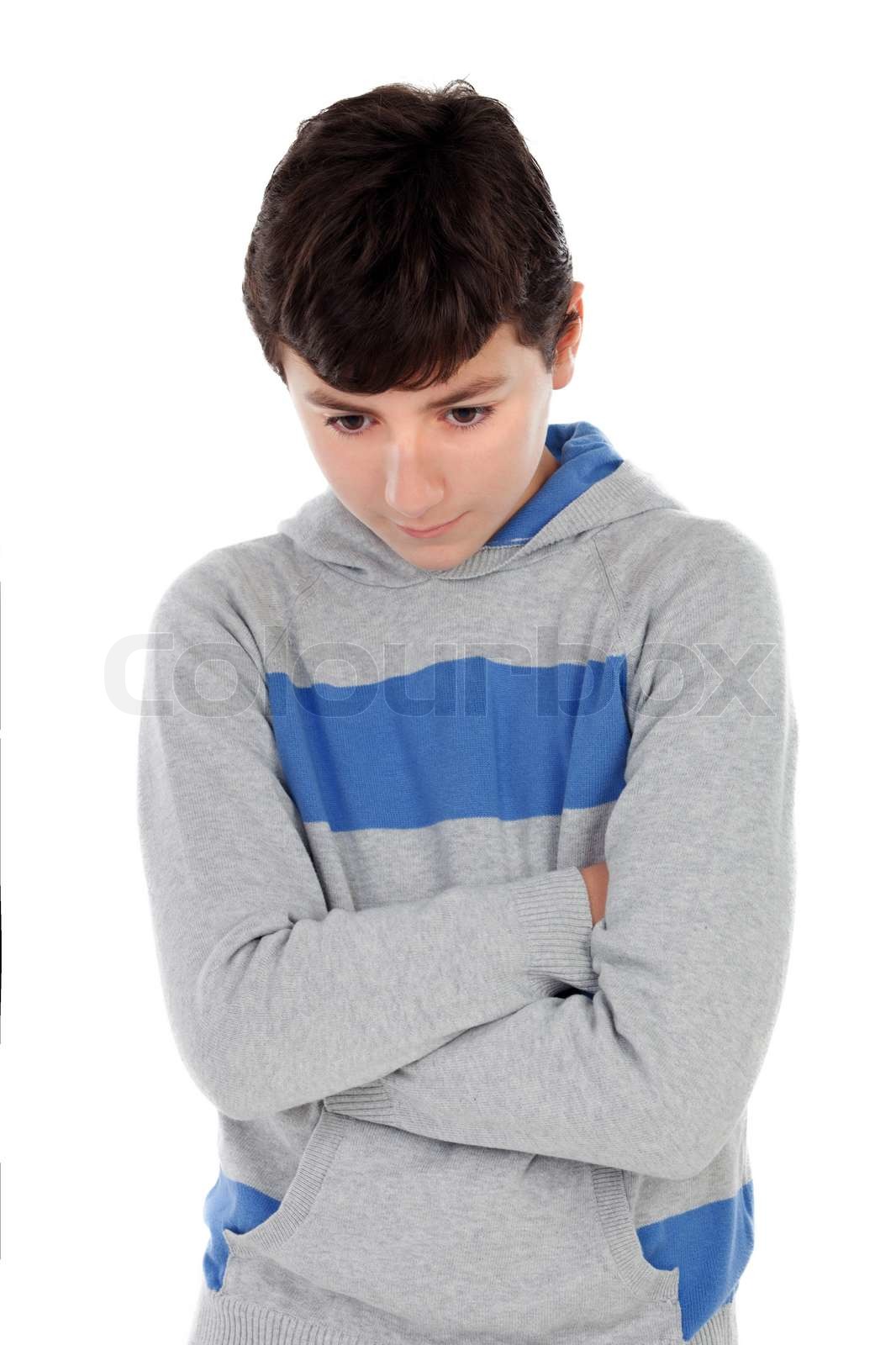 Angry teenager boy | Stock image | Colourbox