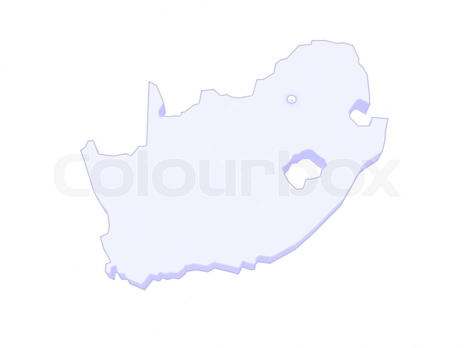Map of Republic of South Africa (RSA). | Stock image | Colourbox