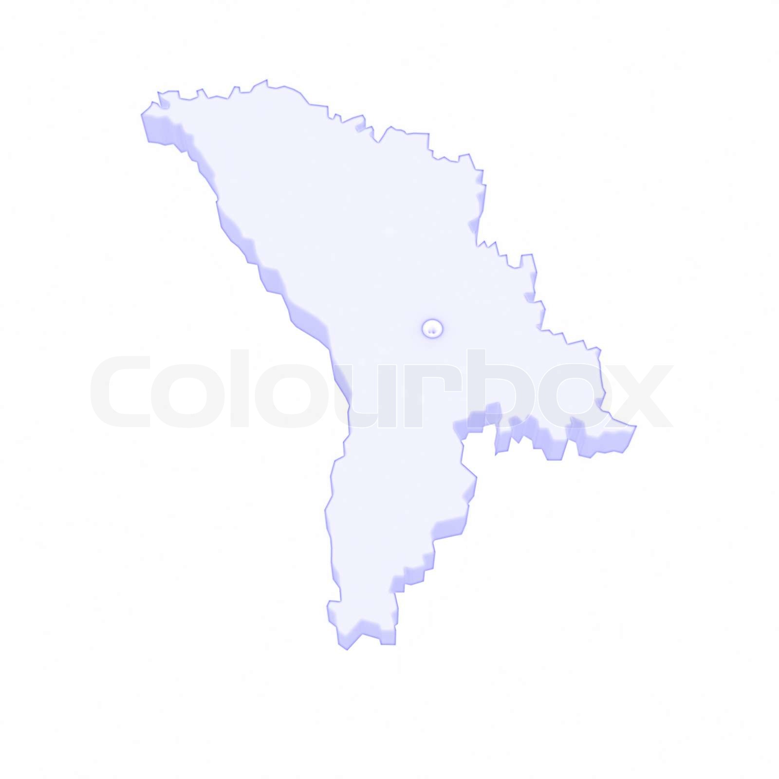 Map of Moldova | Stock image | Colourbox