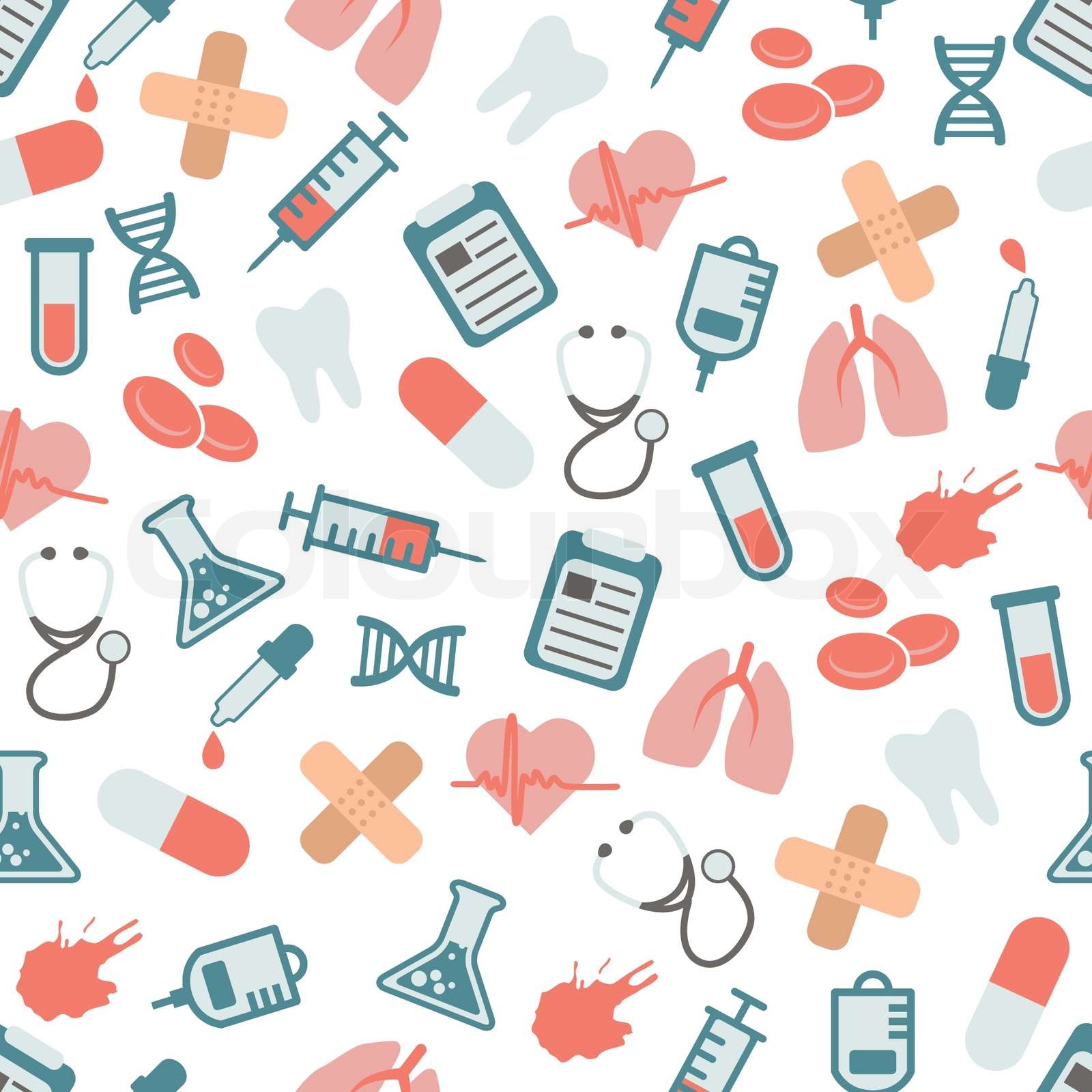 doctor seamless pattern | Stock vector | Colourbox