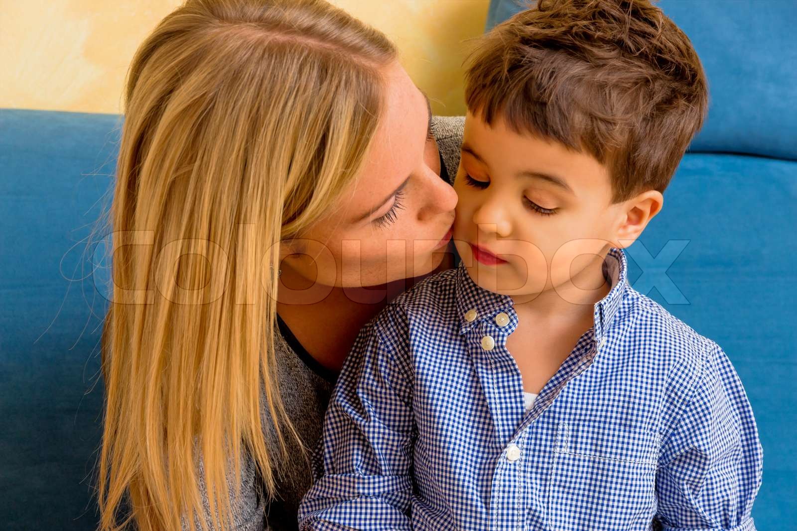 child with wife | Stock image | Colourbox