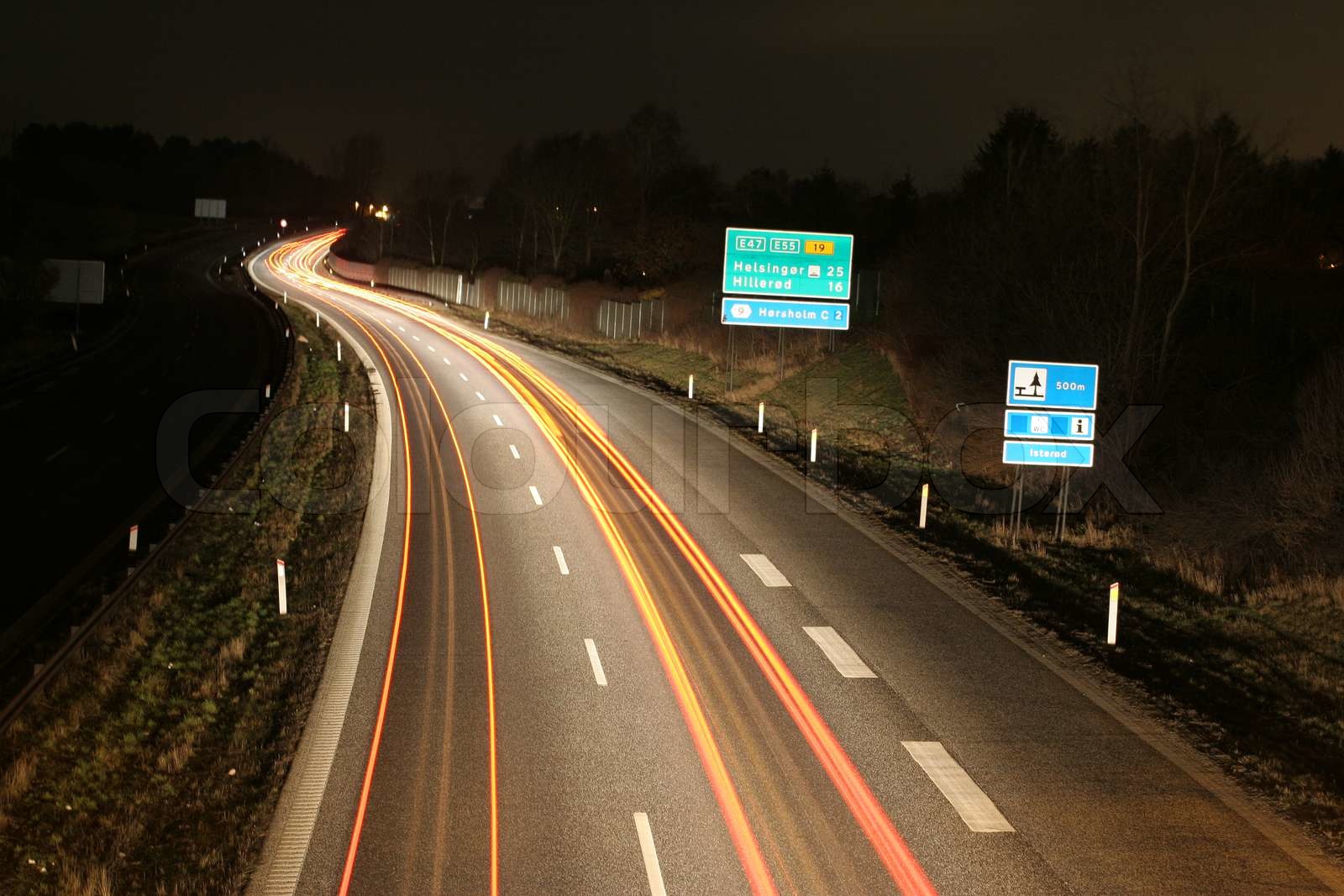 motorvej, danmark, trafik | Stock foto | Colourbox